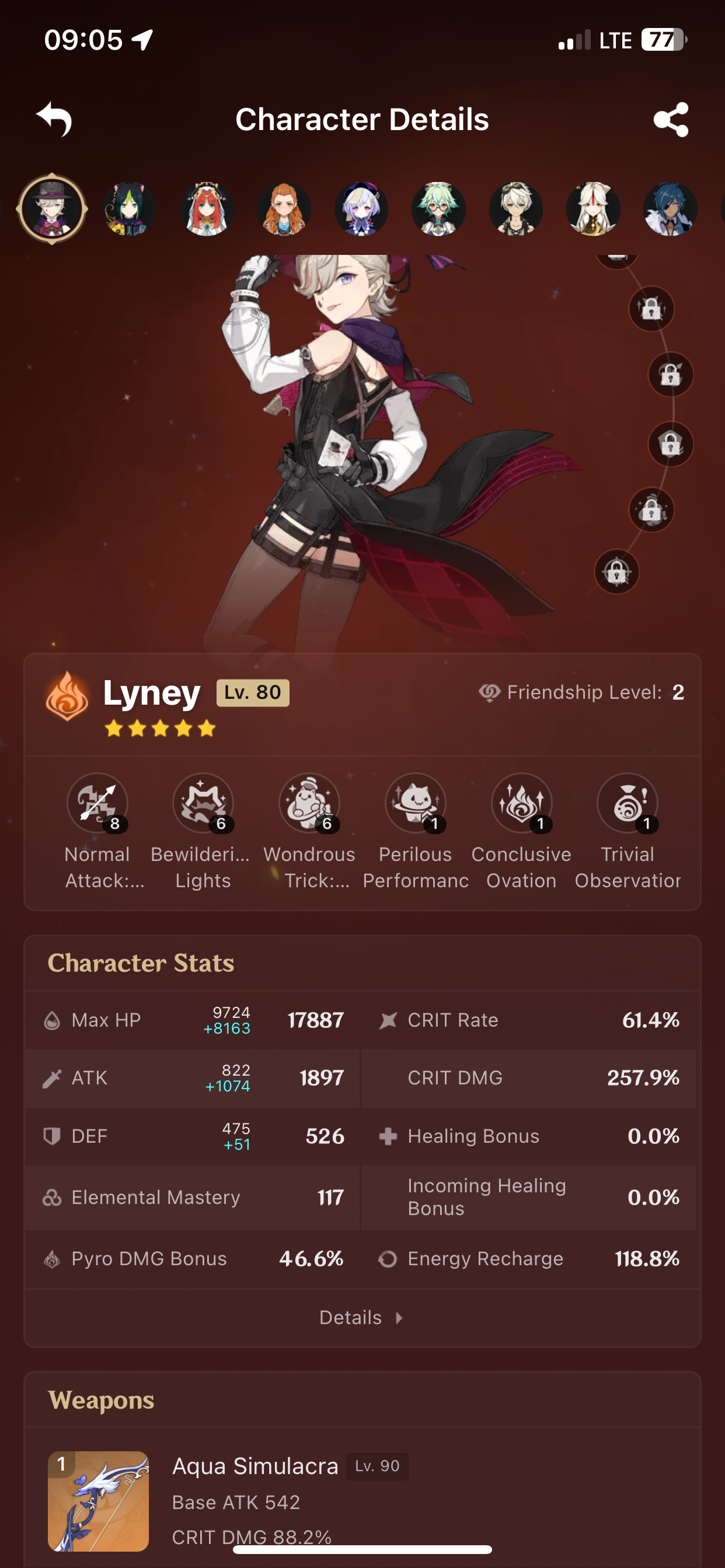 Lyney build ️🔥 Genshin Impact | HoYoLAB