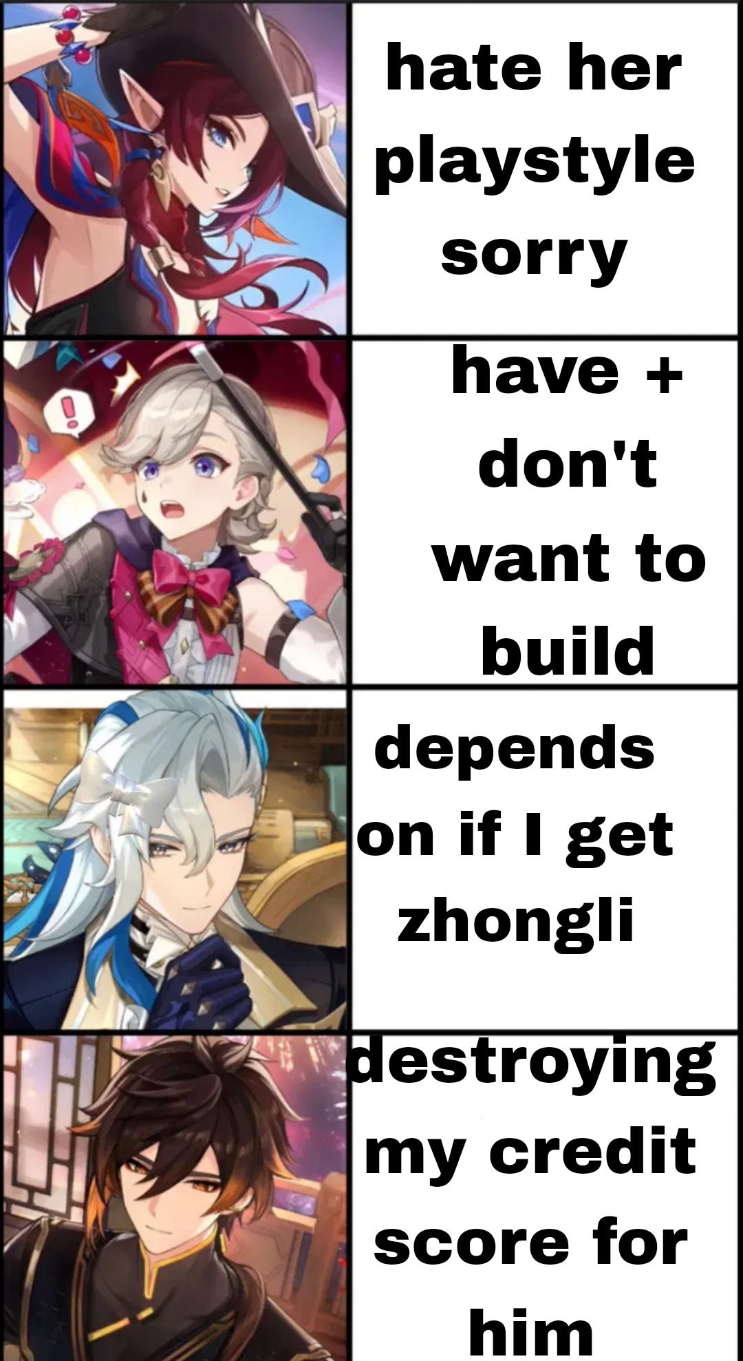 tbh I want nevu but I want zhongli more Genshin Impact | HoYoLAB