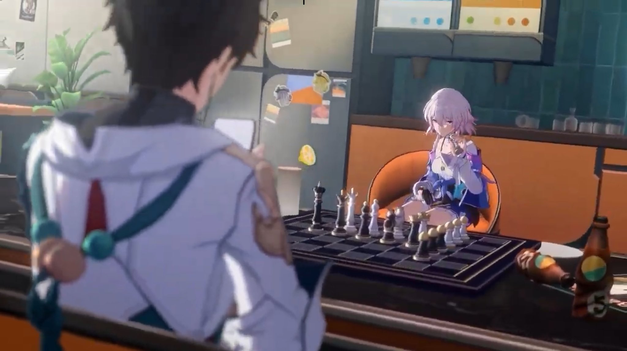 Danmarch playing chess Honkai: Star Rail | HoYoLAB