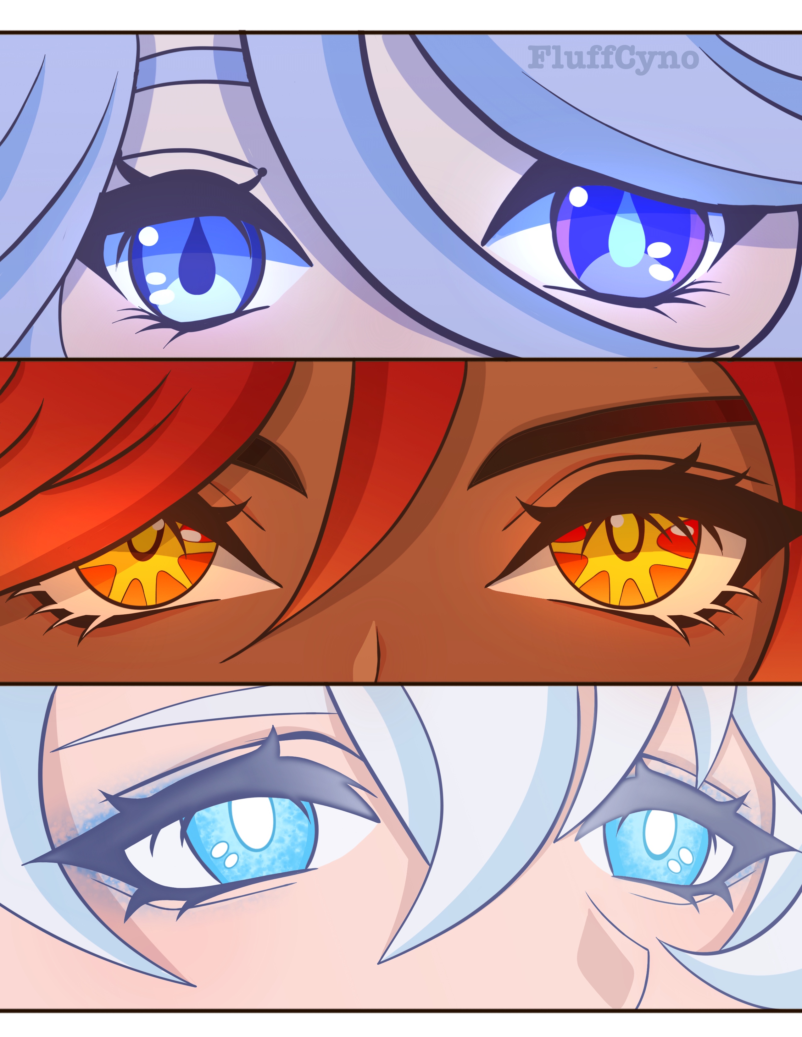 Archon Eyes Part 2, Original Sketches and all the archons together at ...