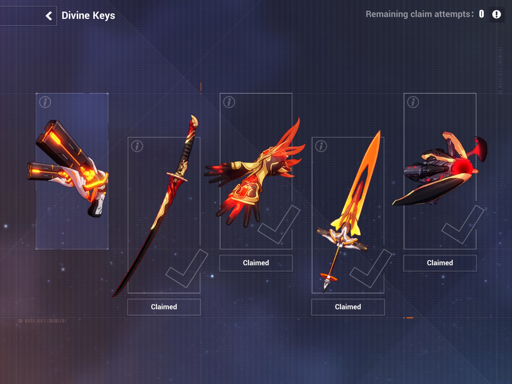 Divine Keys Progress in Honkai 3rd Honkai Impact 3rd | HoYoLAB