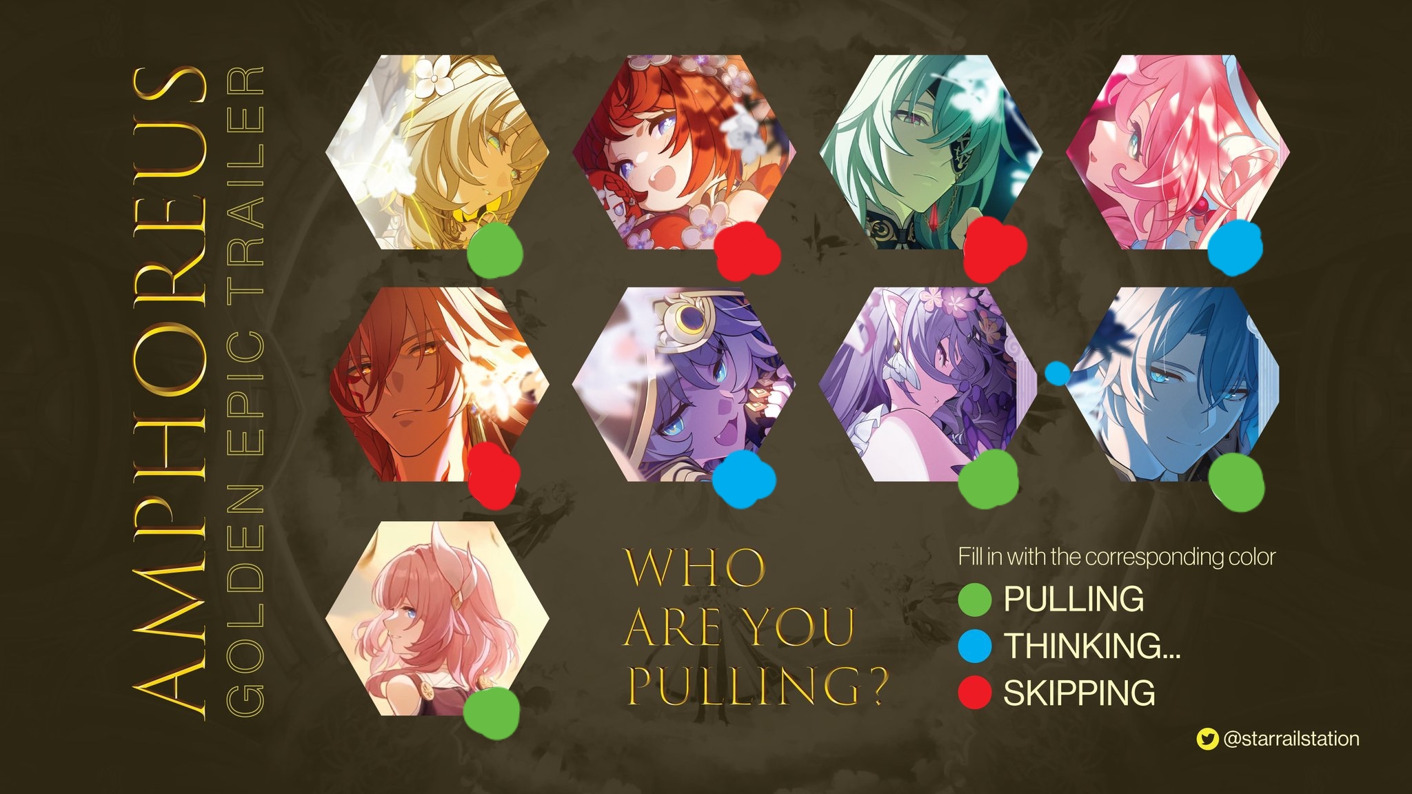 Amphoreus characters pulling plans Honkai: Star Rail | HoYoLAB