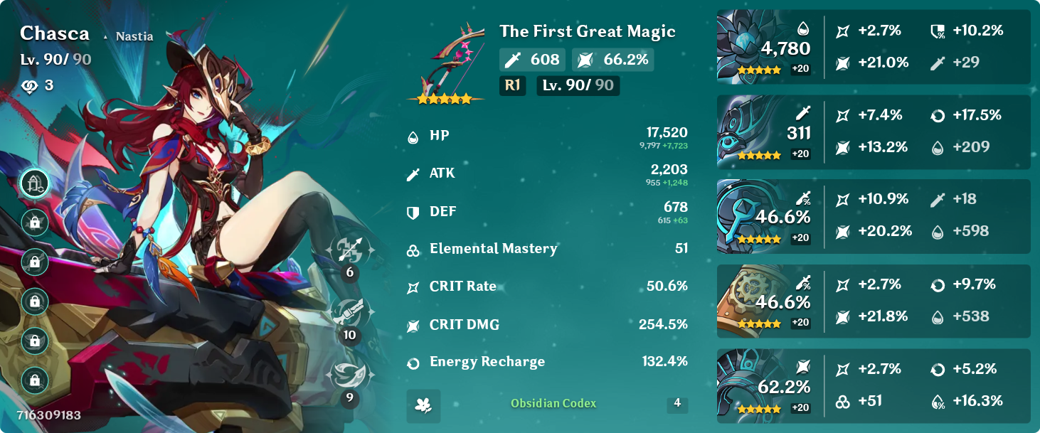 My Chasca Display Genshin Impact | HoYoLAB