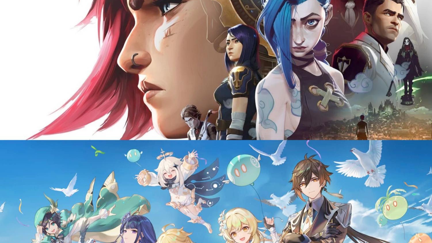 Can we please get an Genshin x Arcane crossover event 🥺 Genshin Impact ...