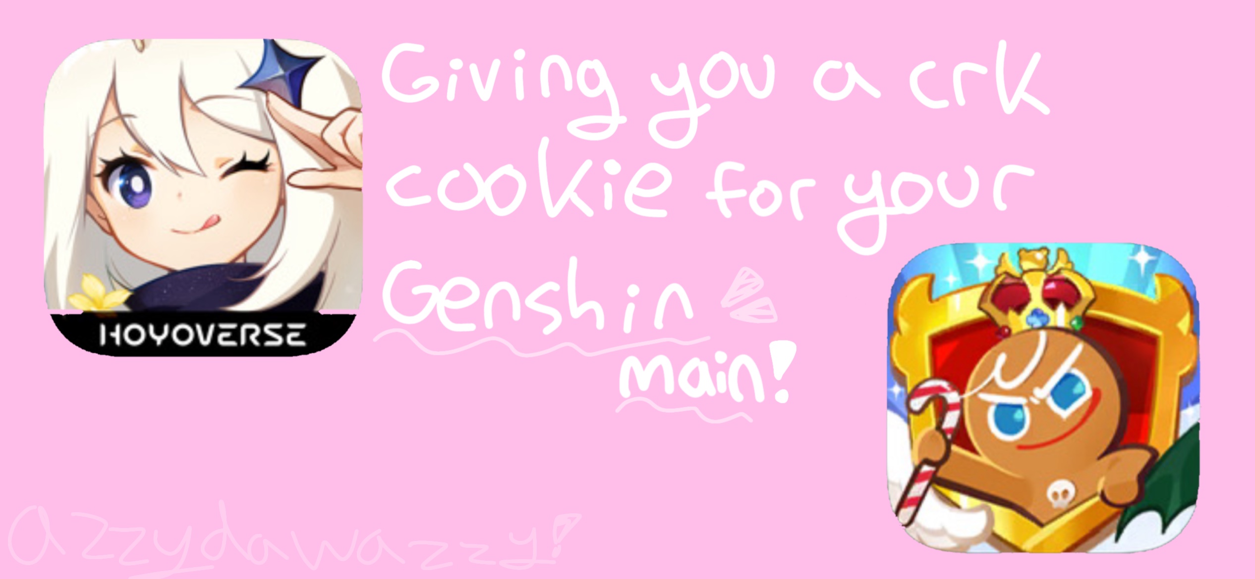 Giving you a CRK cookie for your Genshin main~ Genshin Impact | HoYoLAB