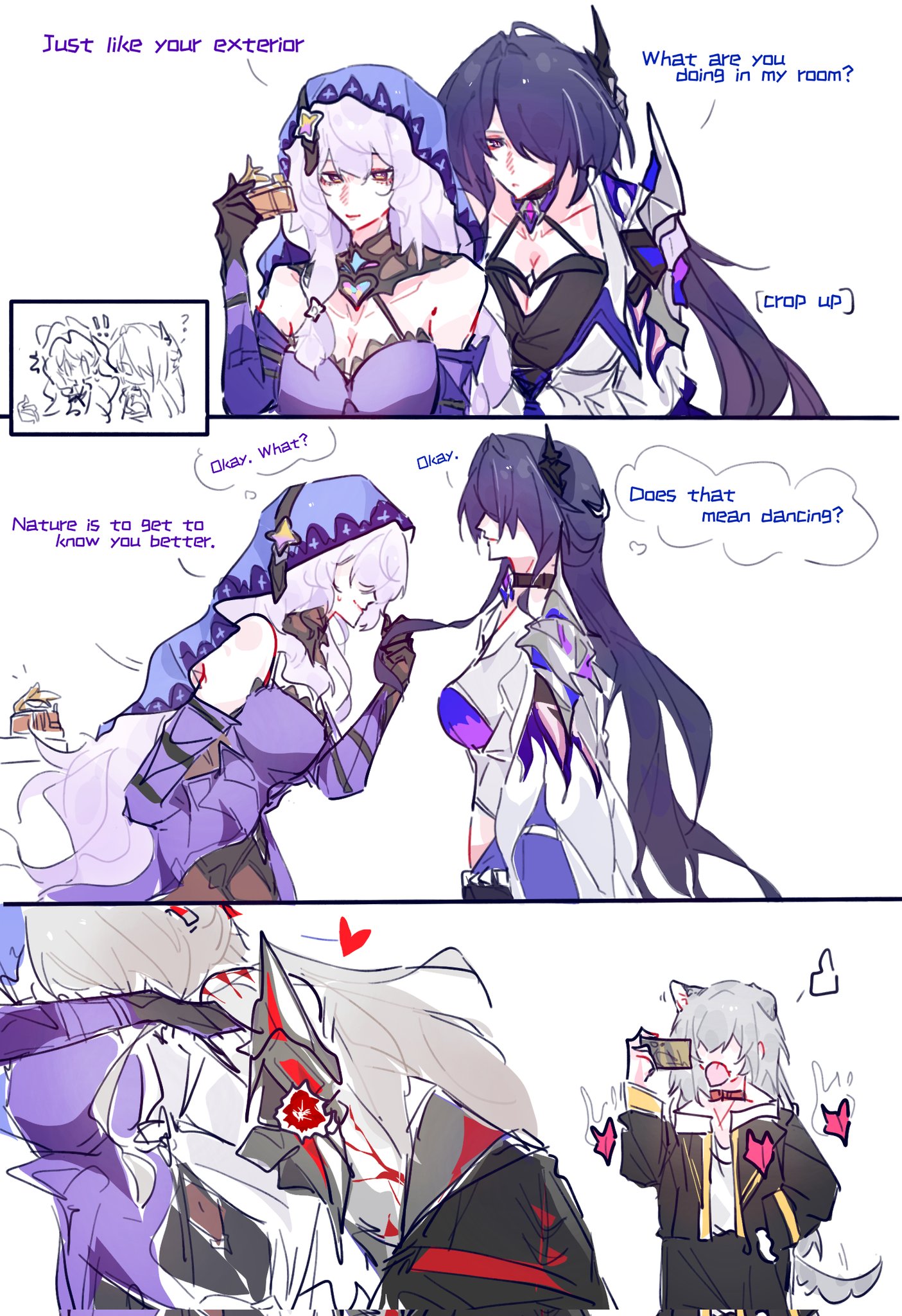 Intensive Dance in Her Room [Illust by 别逼我sleep, @rOYMSYGxElaXPGk / X] Honkai: Star Rail | HoYoLAB