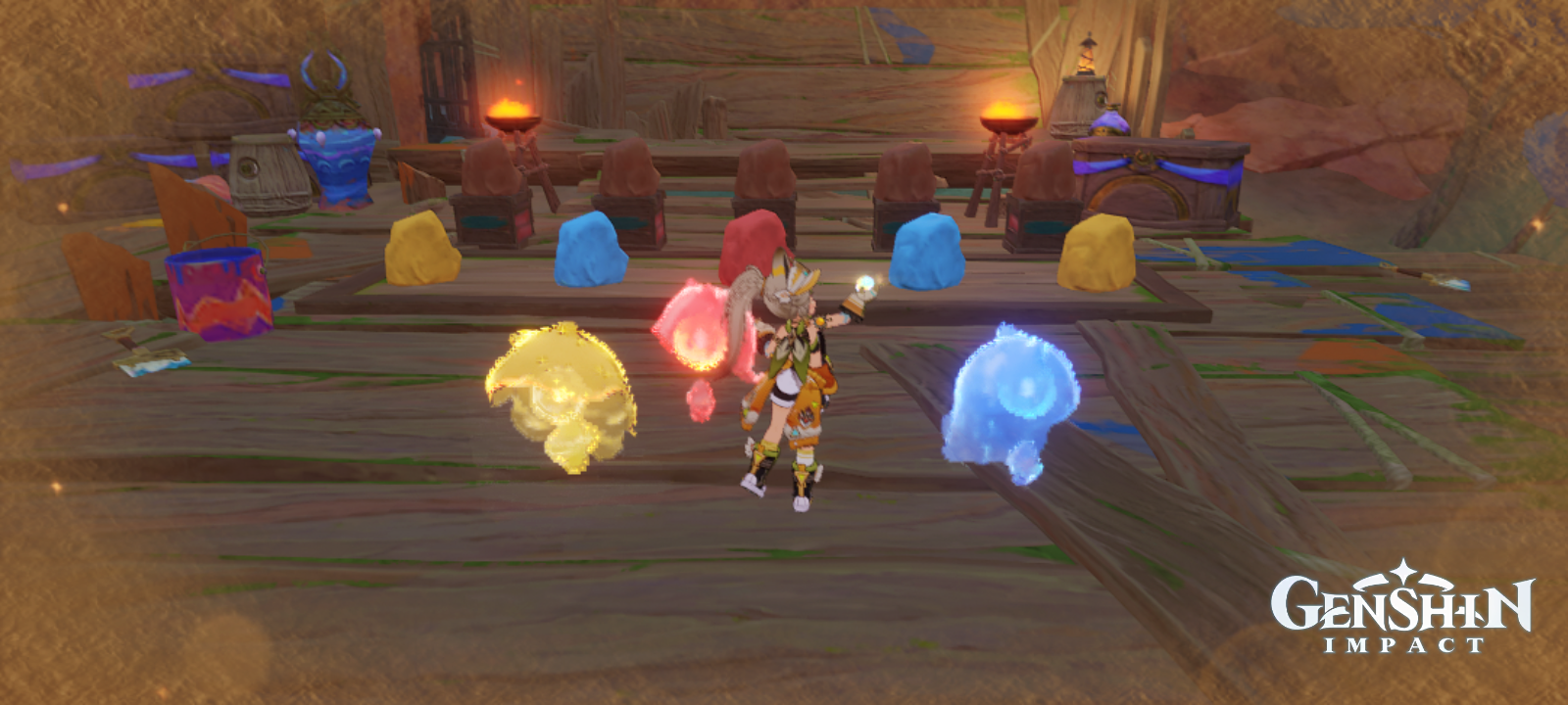 Painting Rocks for Fun Genshin Impact | HoYoLAB