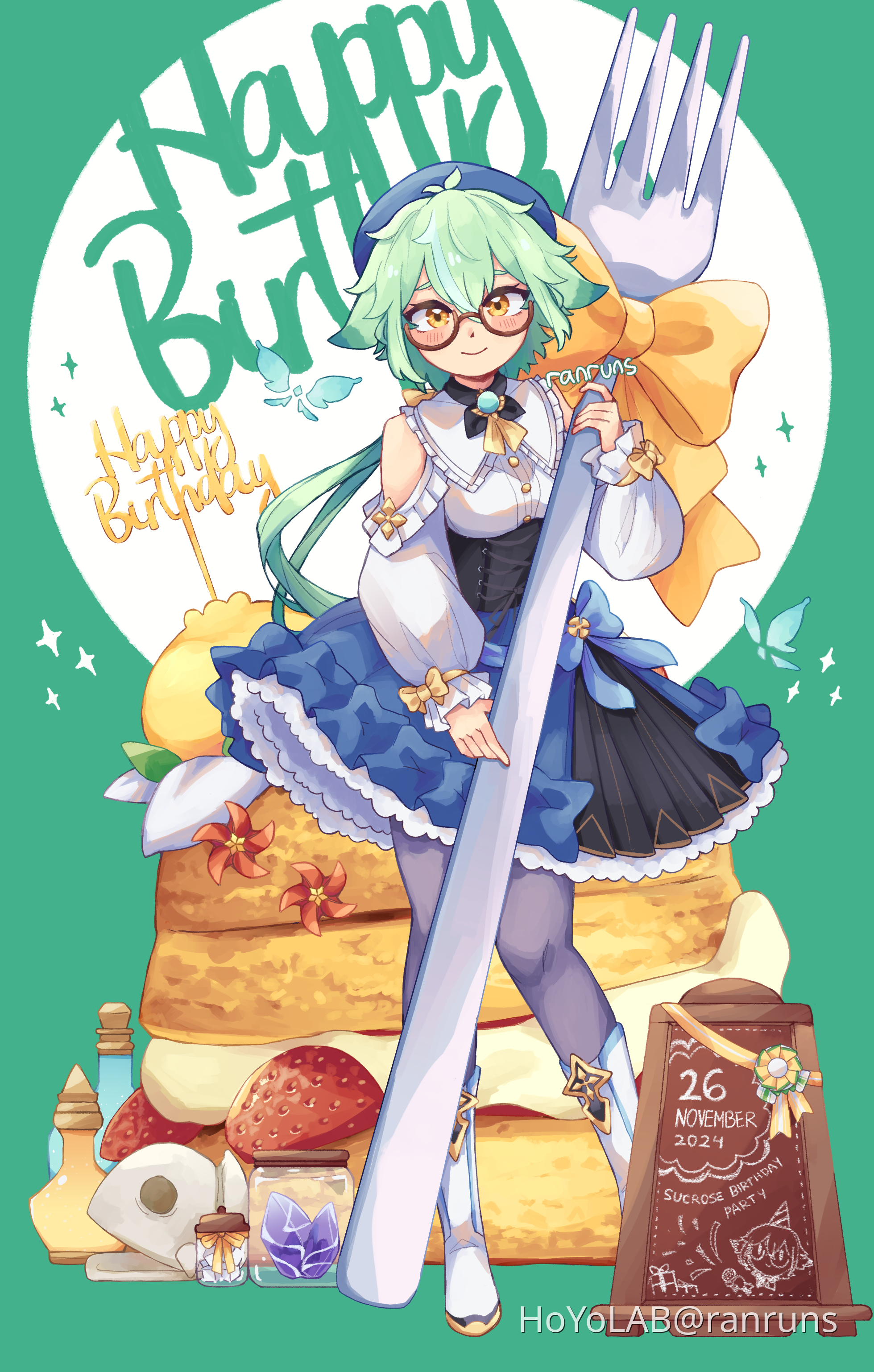 Happy Birthday Sucrose! Genshin Impact | HoYoLAB