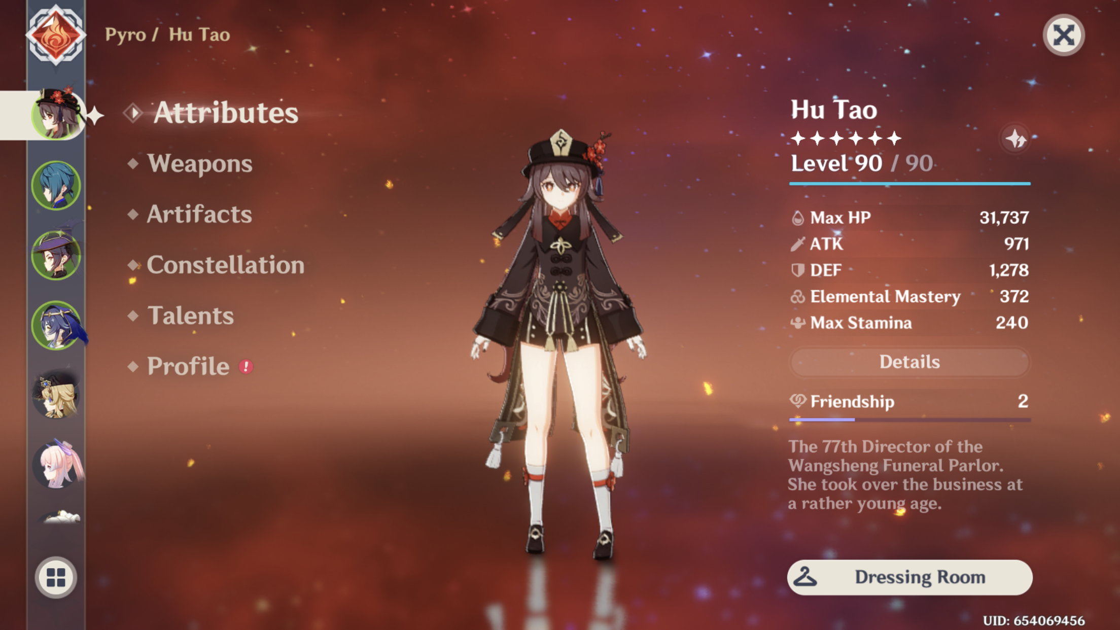 How are the Hu Tao stats so far? Genshin Impact | HoYoLAB