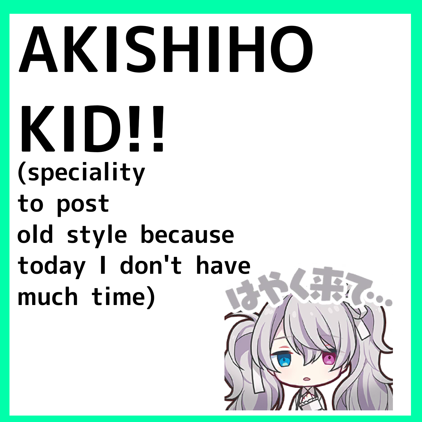 AKISHIHO KIDD!! | HoYoLAB
