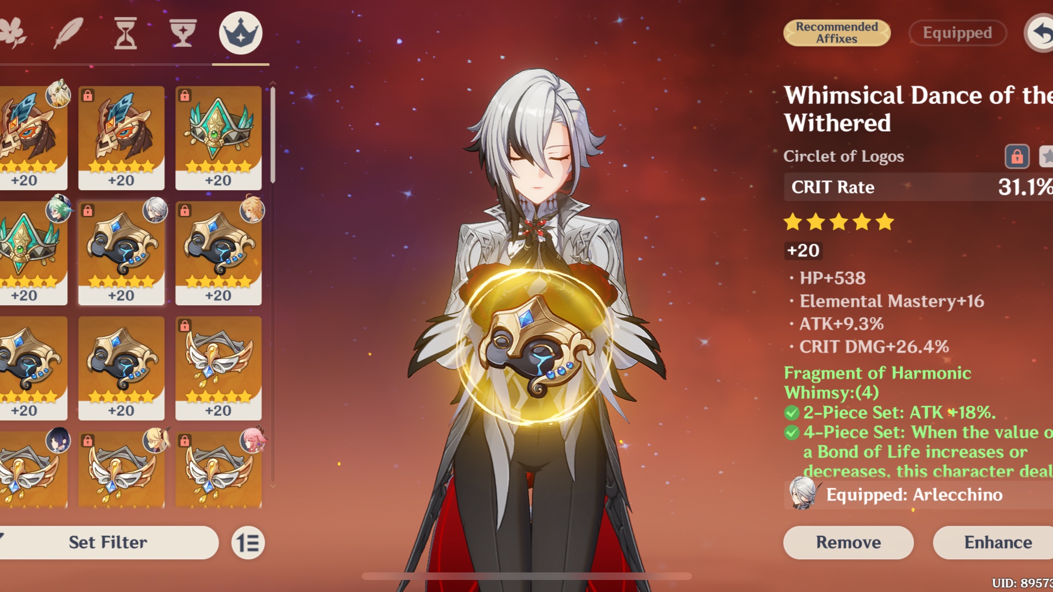 Artifect farming Genshin Impact | HoYoLAB