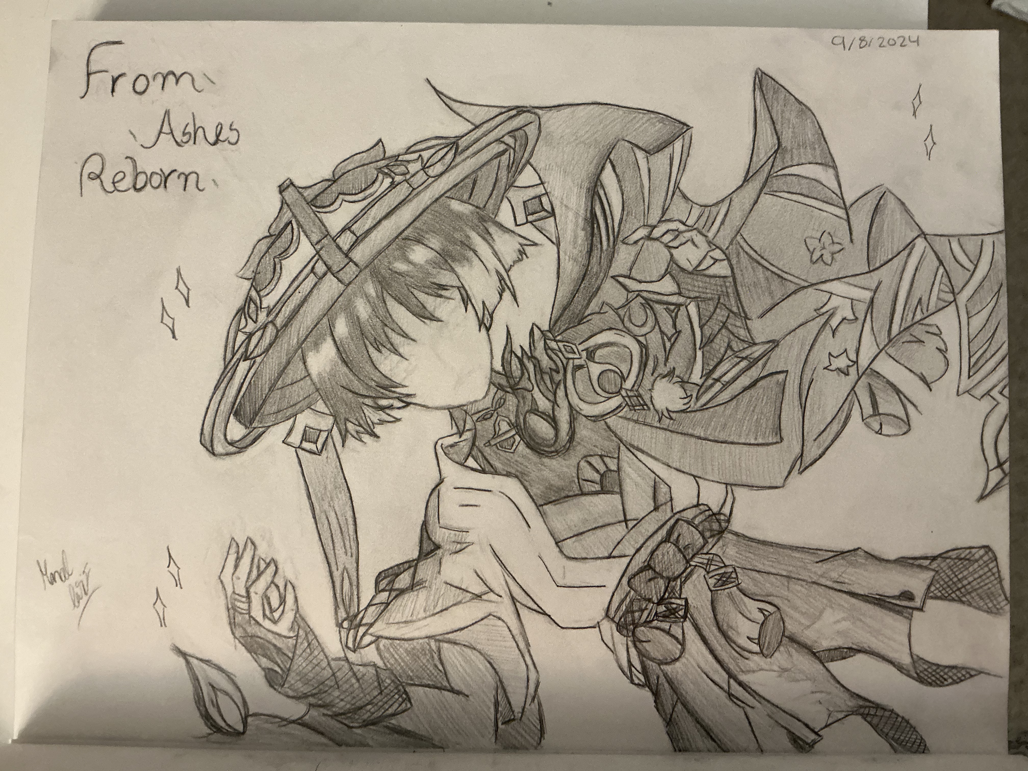 Wanderer drawing Genshin Impact | HoYoLAB
