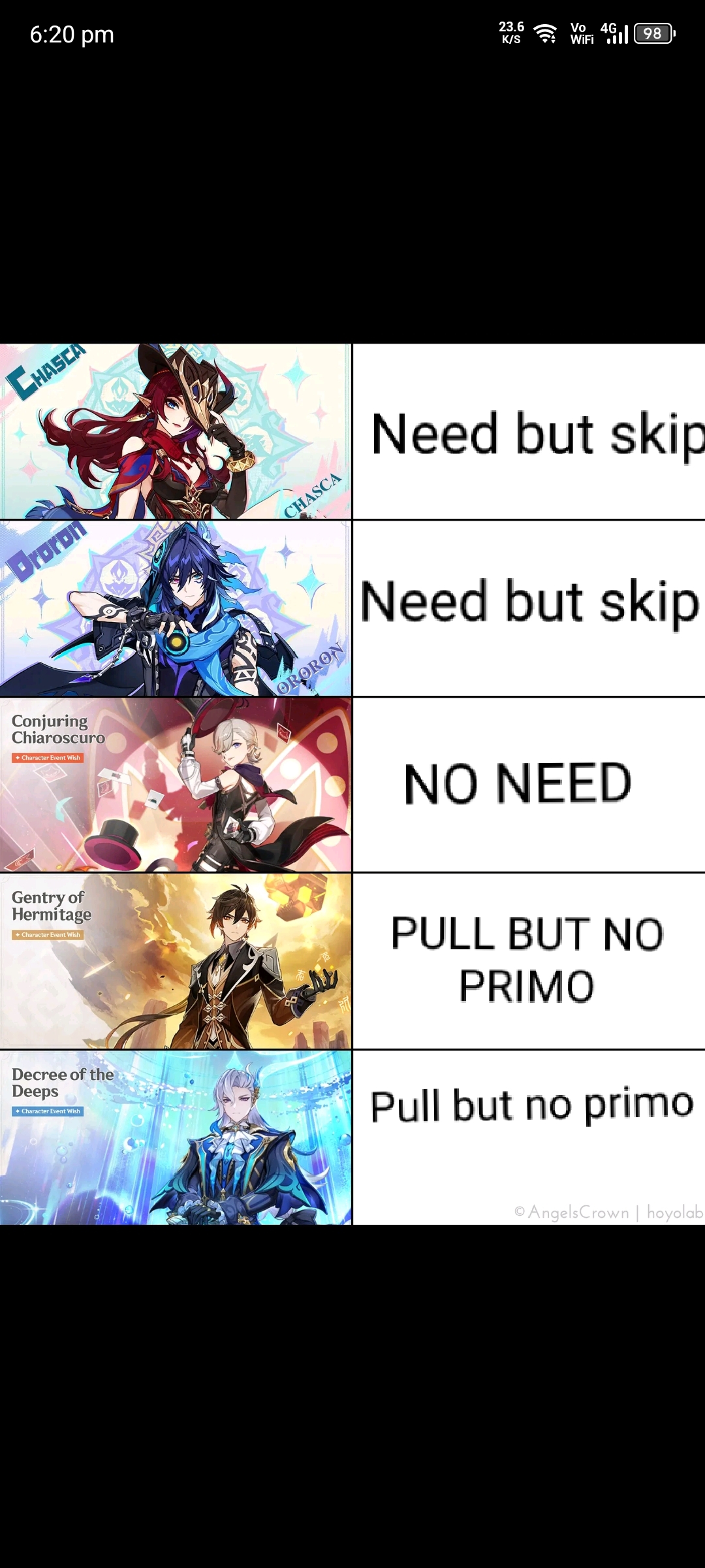 No Primogemes Genshin Impact | HoYoLAB