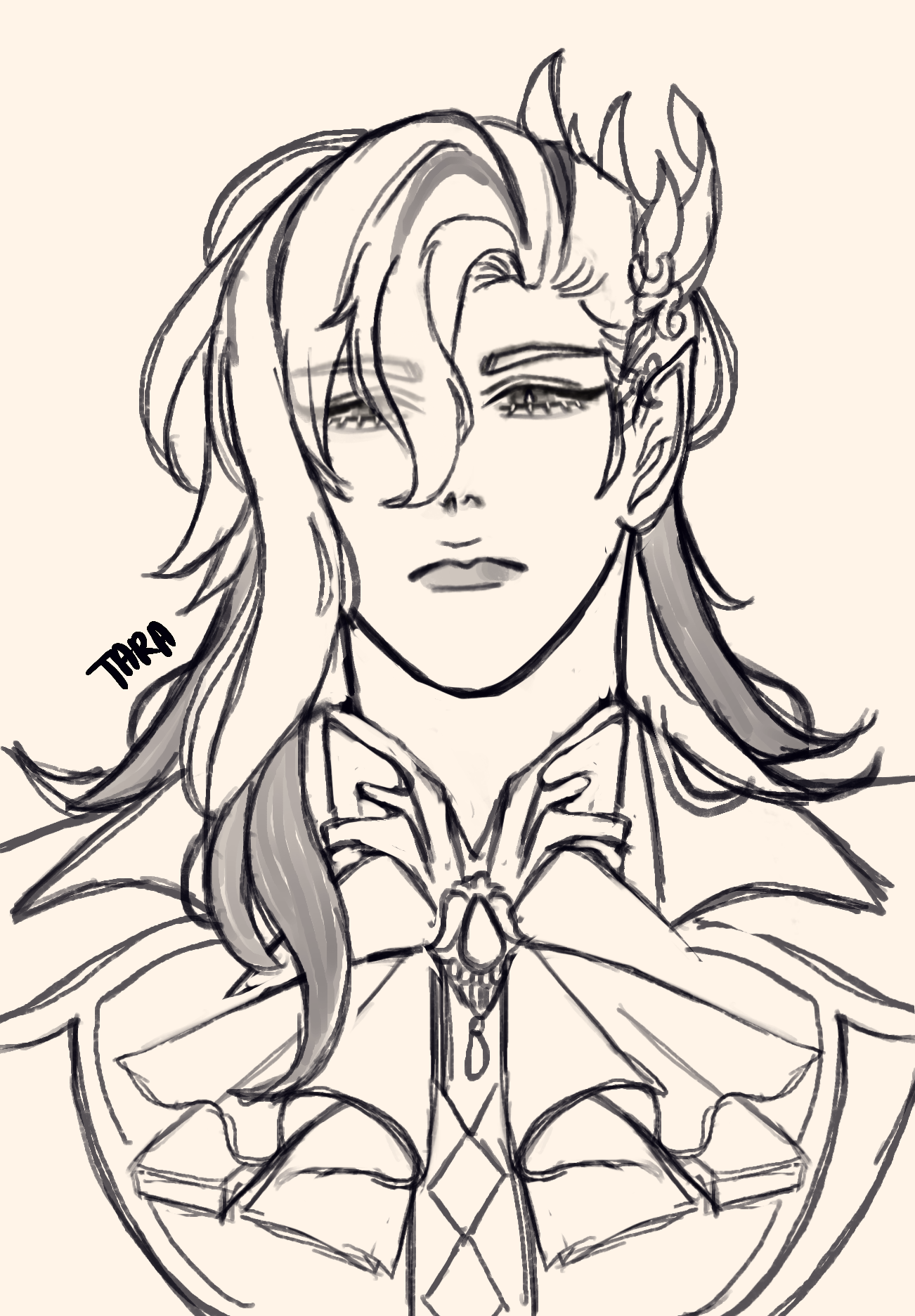 Neuvillette I drew for a friend Genshin Impact | HoYoLAB