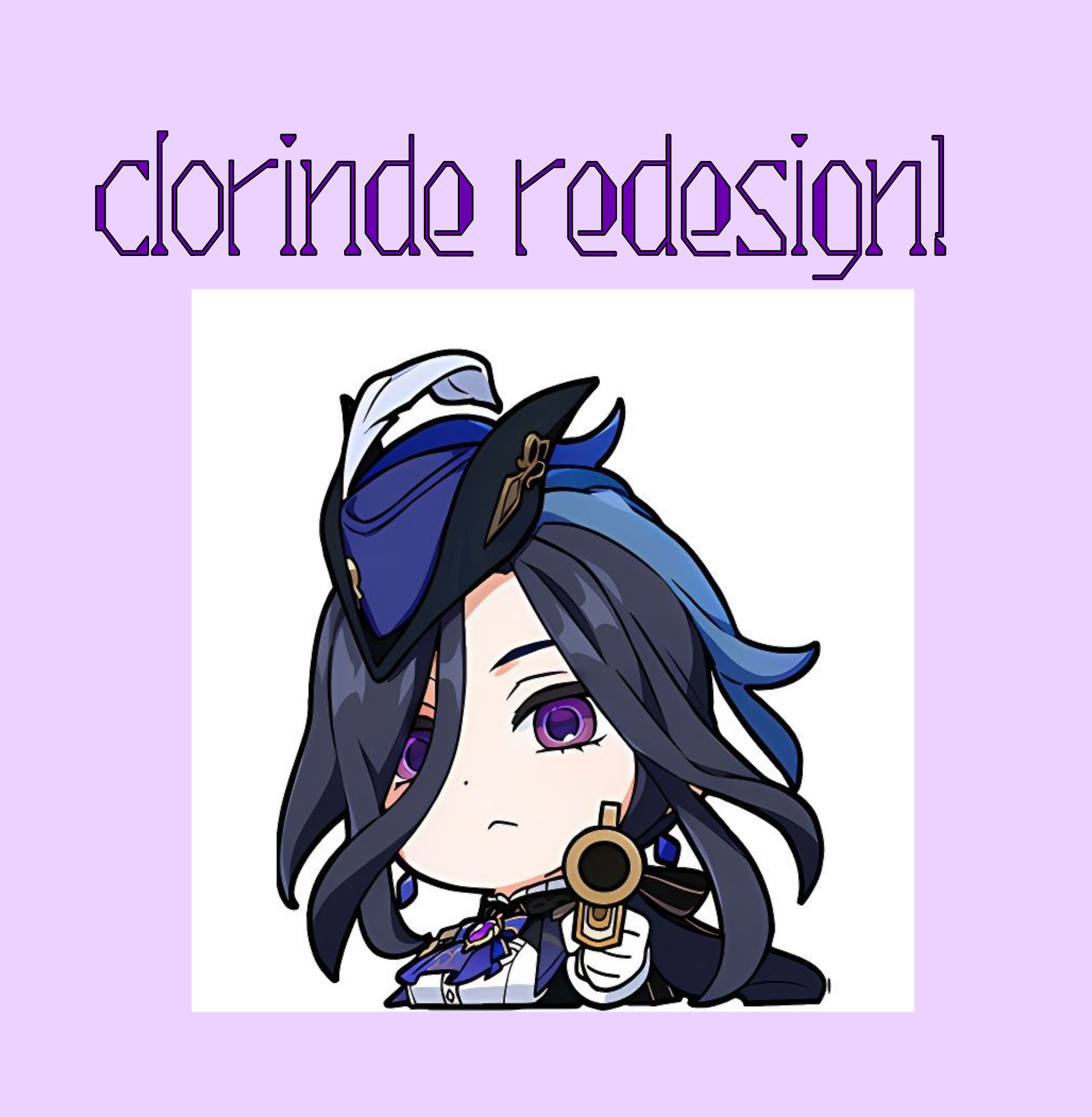 Clorinde redesign!💜 Genshin Impact | HoYoLAB