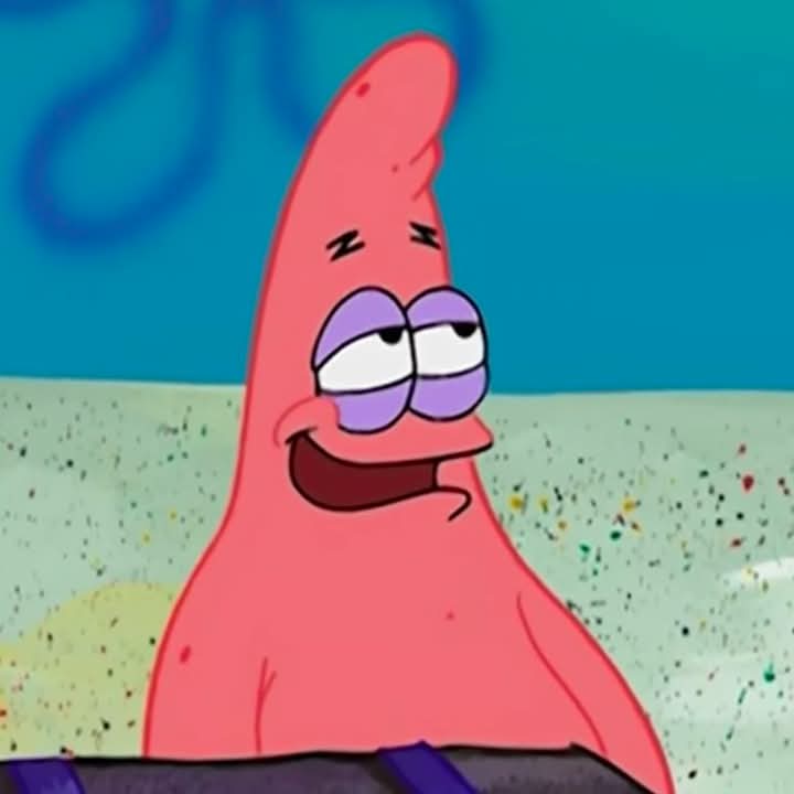 Patrick laughing with unique face | HoYoLAB