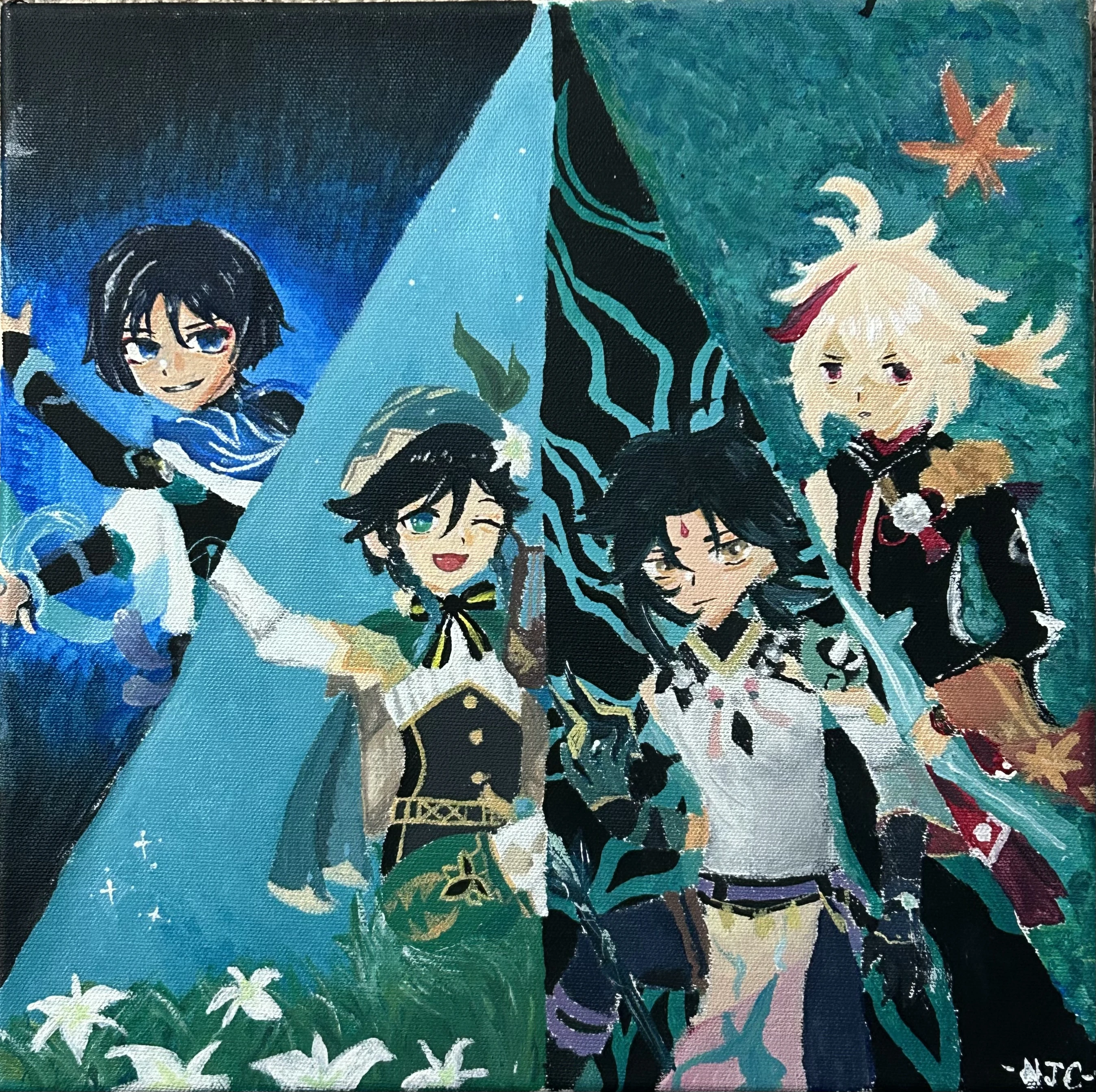 4nemo Acryllic Painting Genshin Impact | HoYoLAB