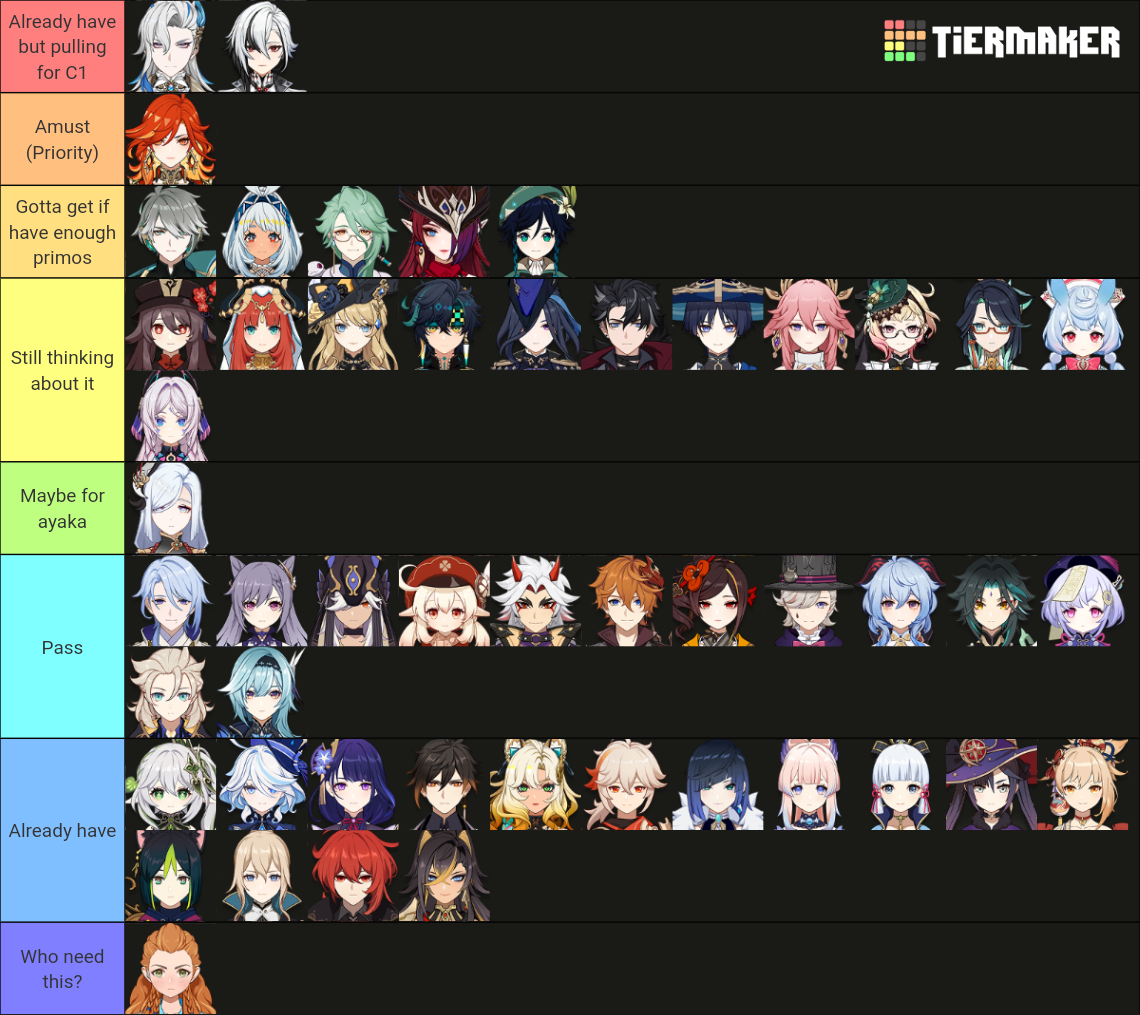 Genshin pull plan? Genshin Impact | HoYoLAB