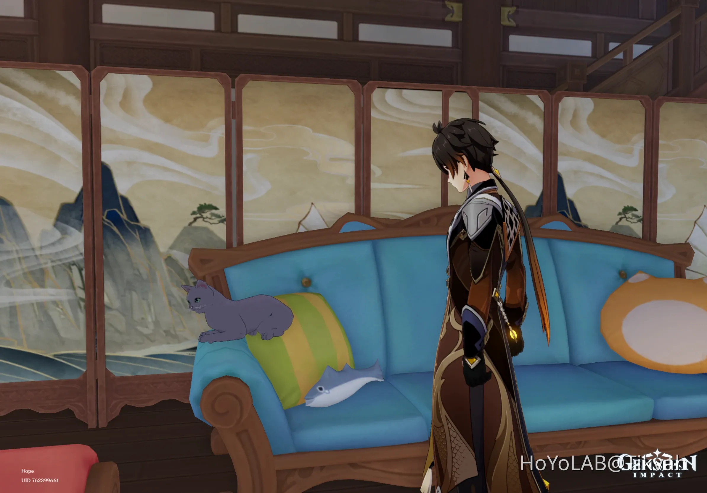 I've no idea how Lua end up on sofa Genshin Impact | HoYoLAB