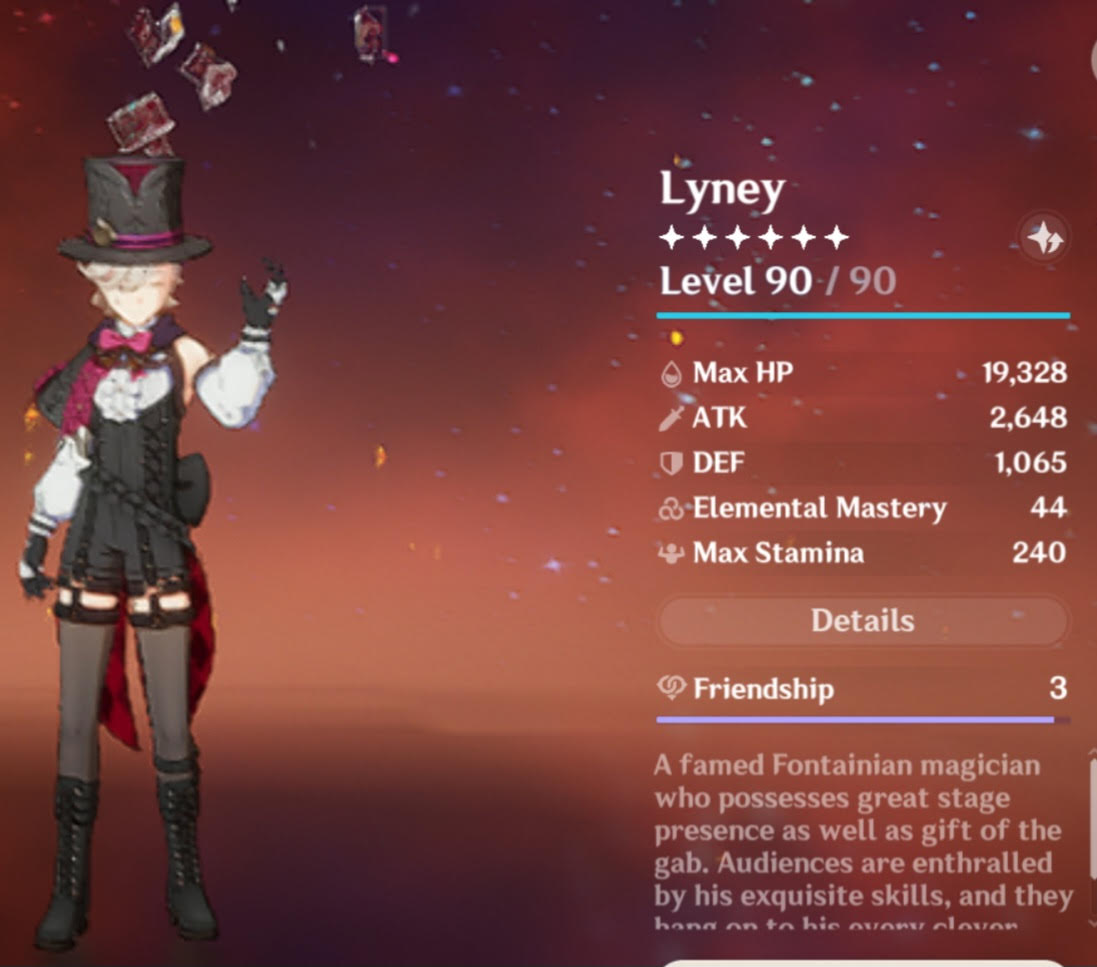 My Lyney Build Genshin Impact | HoYoLAB