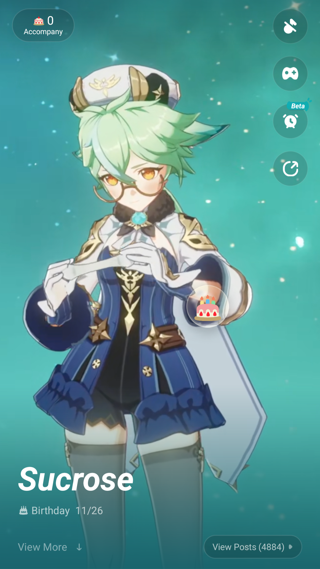 Happy birthday little Sucrose Genshin Impact | HoYoLAB