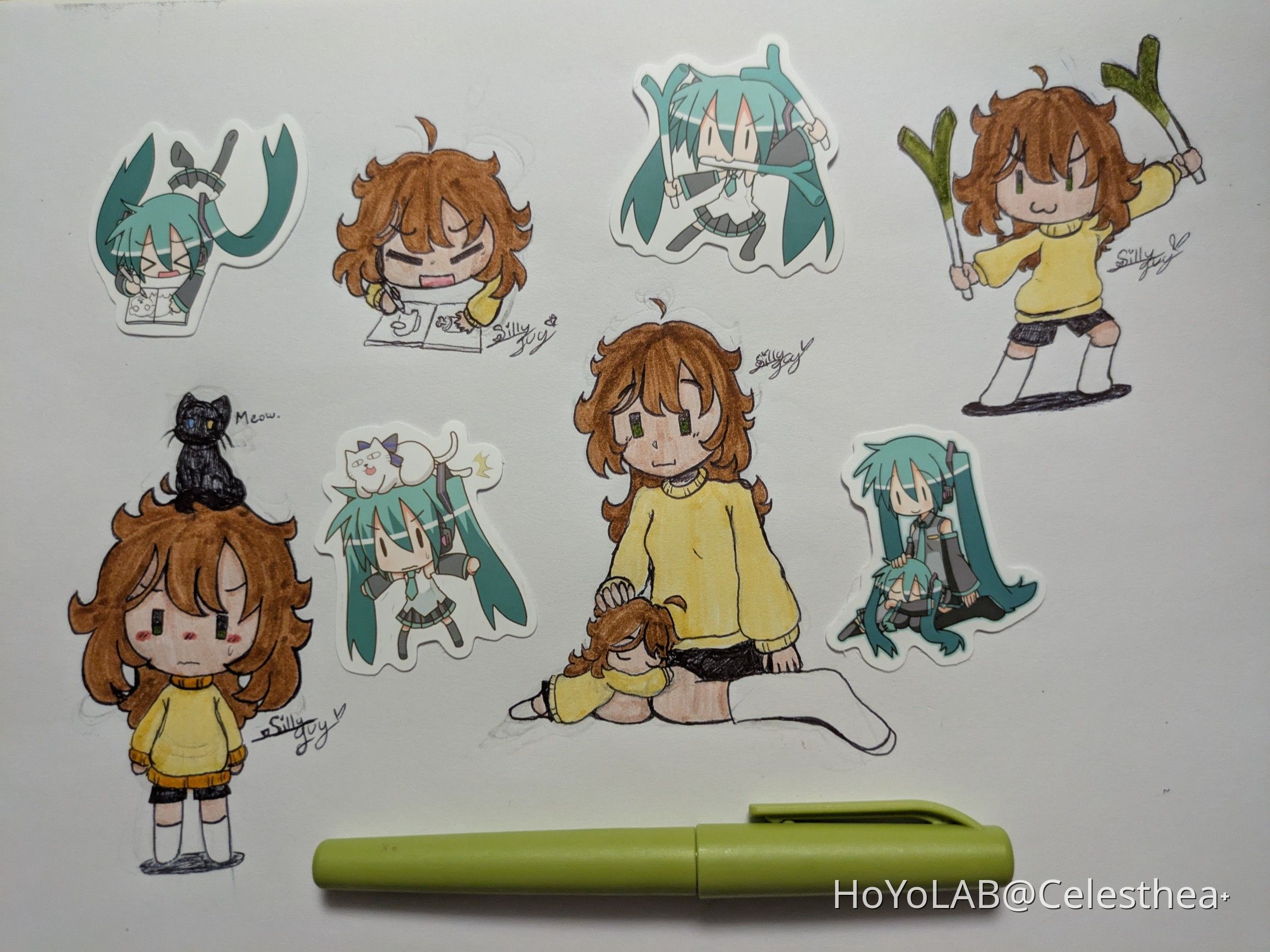 Miku stickers x My Sona !! Genshin Impact | HoYoLAB
