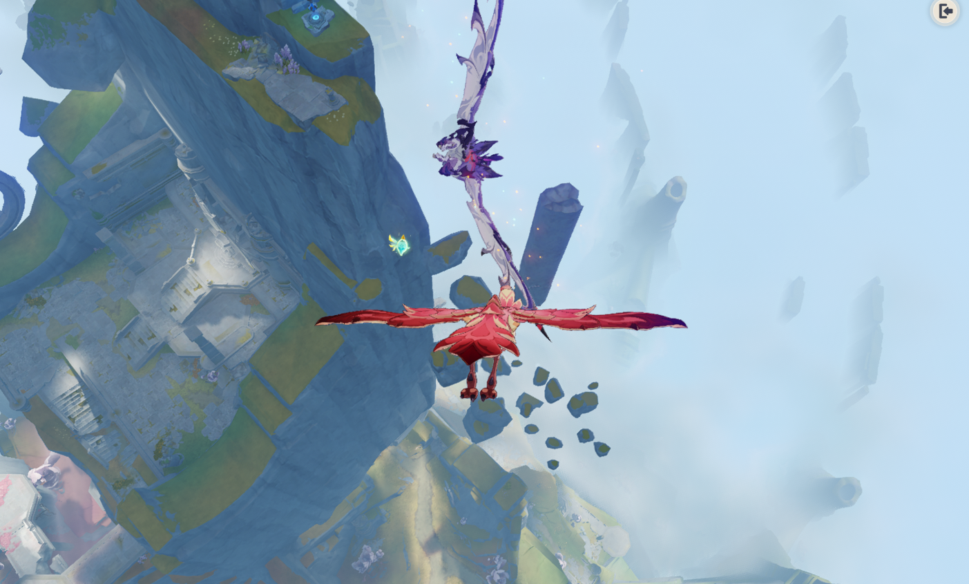 I love this part of the story, we got to fight mid-air