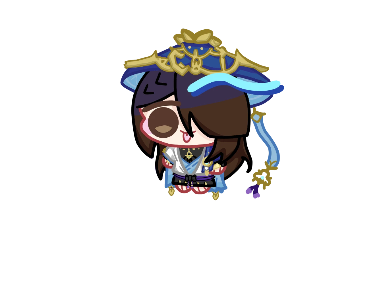 Chibi IRL self but in Wanderer and Scarameows outfits :DD Genshin ...