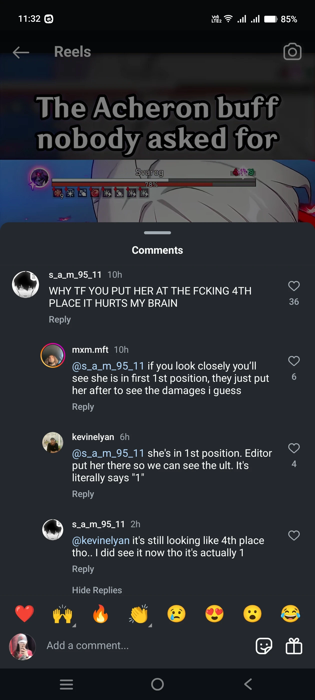 Genuine Question, does Placement really makes a difference? Honkai: Star Rail | HoYoLAB