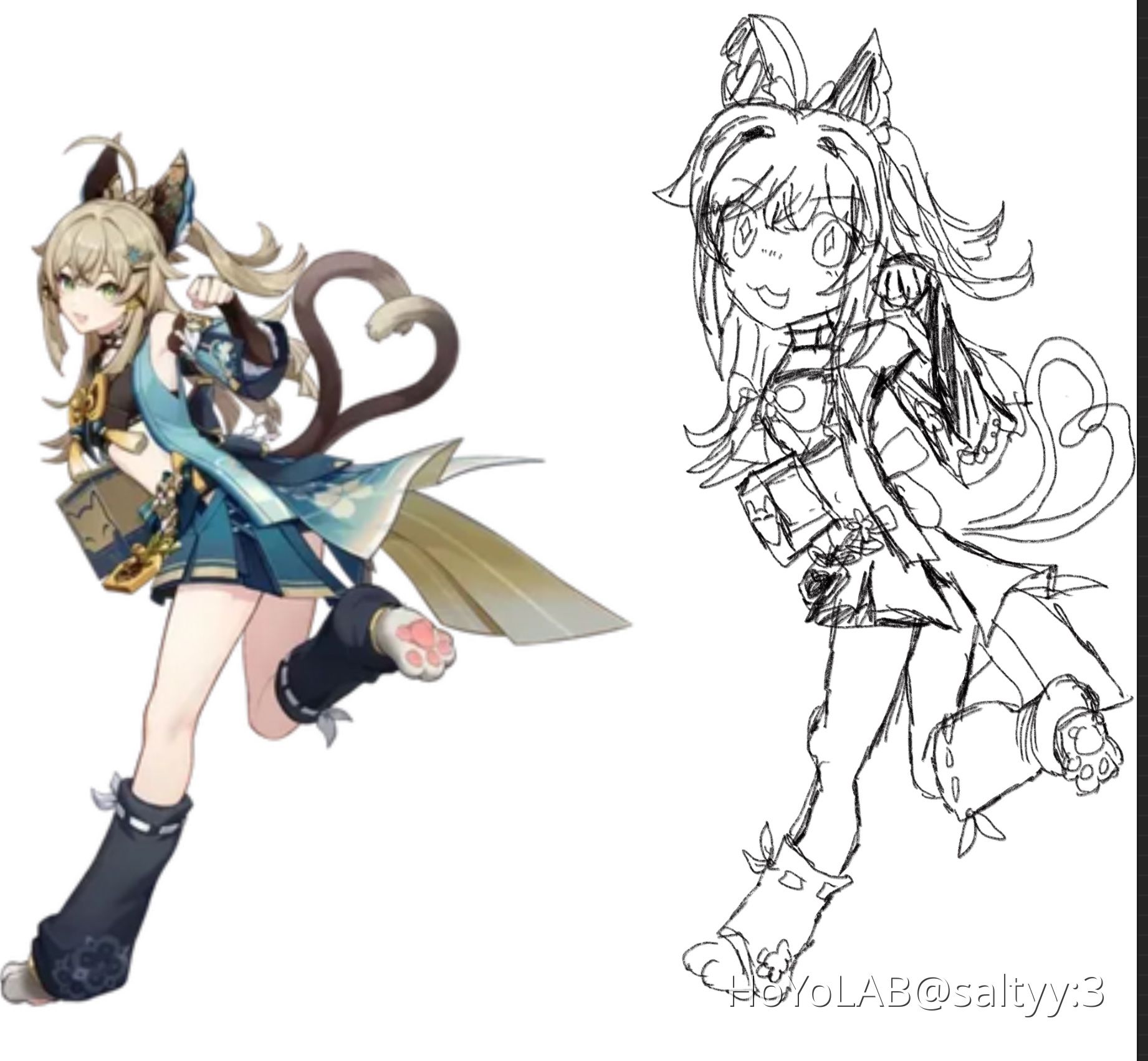 very accurate and very sigma fanart of kirara Genshin Impact | HoYoLAB