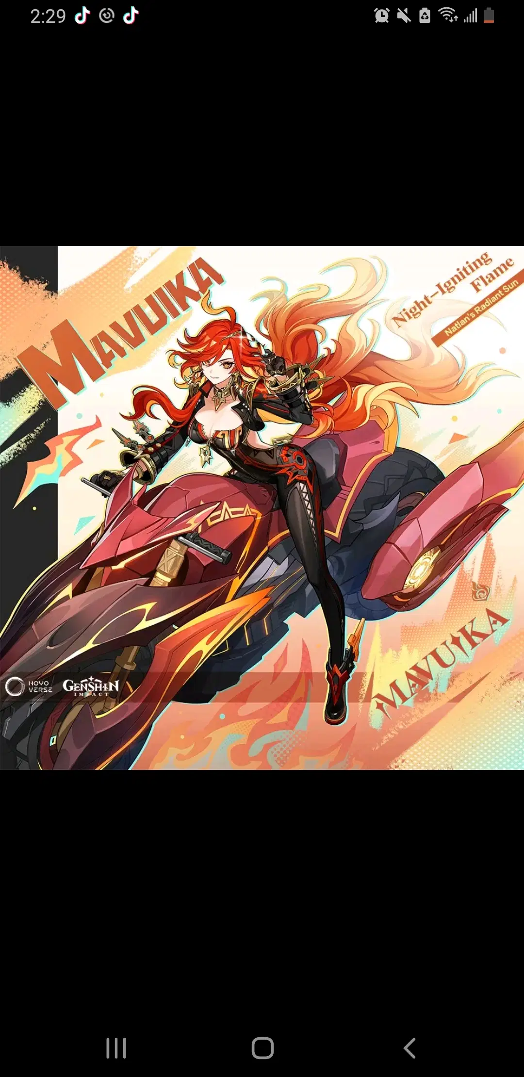 It's finished (Mavuika drawing) Genshin Impact | HoYoLAB