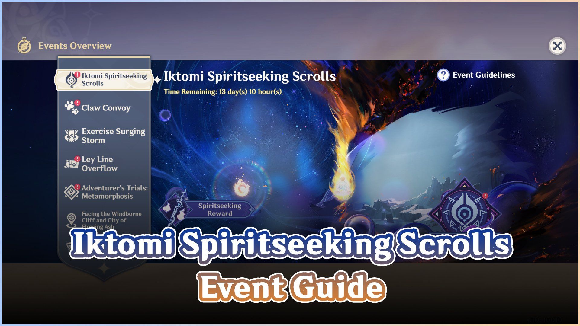 [V5.2] Iktomi Spiritseeking Scrolls Event Guide Genshin Impact | HoYoLAB