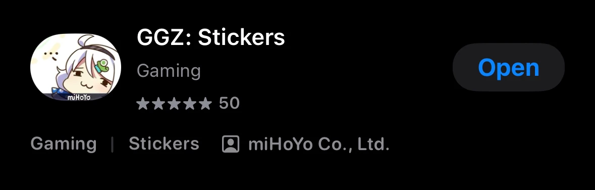 Found GGZ stickers Honkai Impact 3rd | HoYoLAB