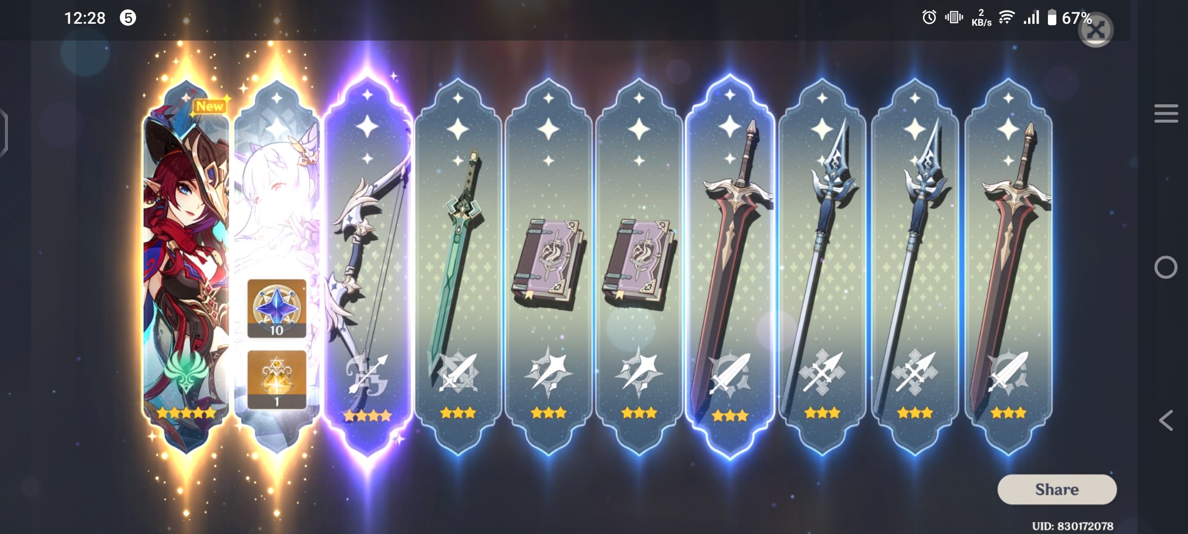 chasca pulls Genshin Impact | HoYoLAB