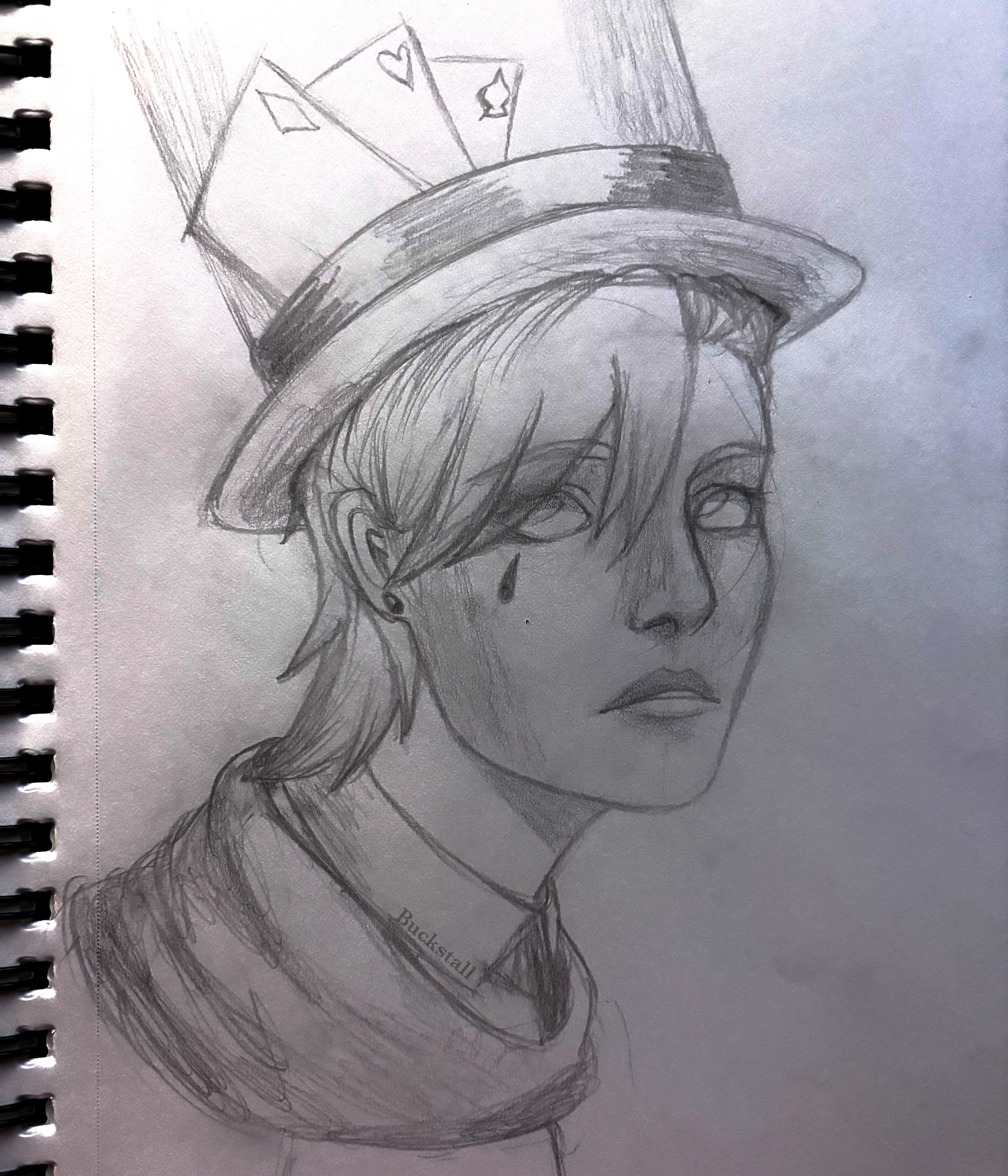 Lyney pencil sketch Genshin Impact | HoYoLAB
