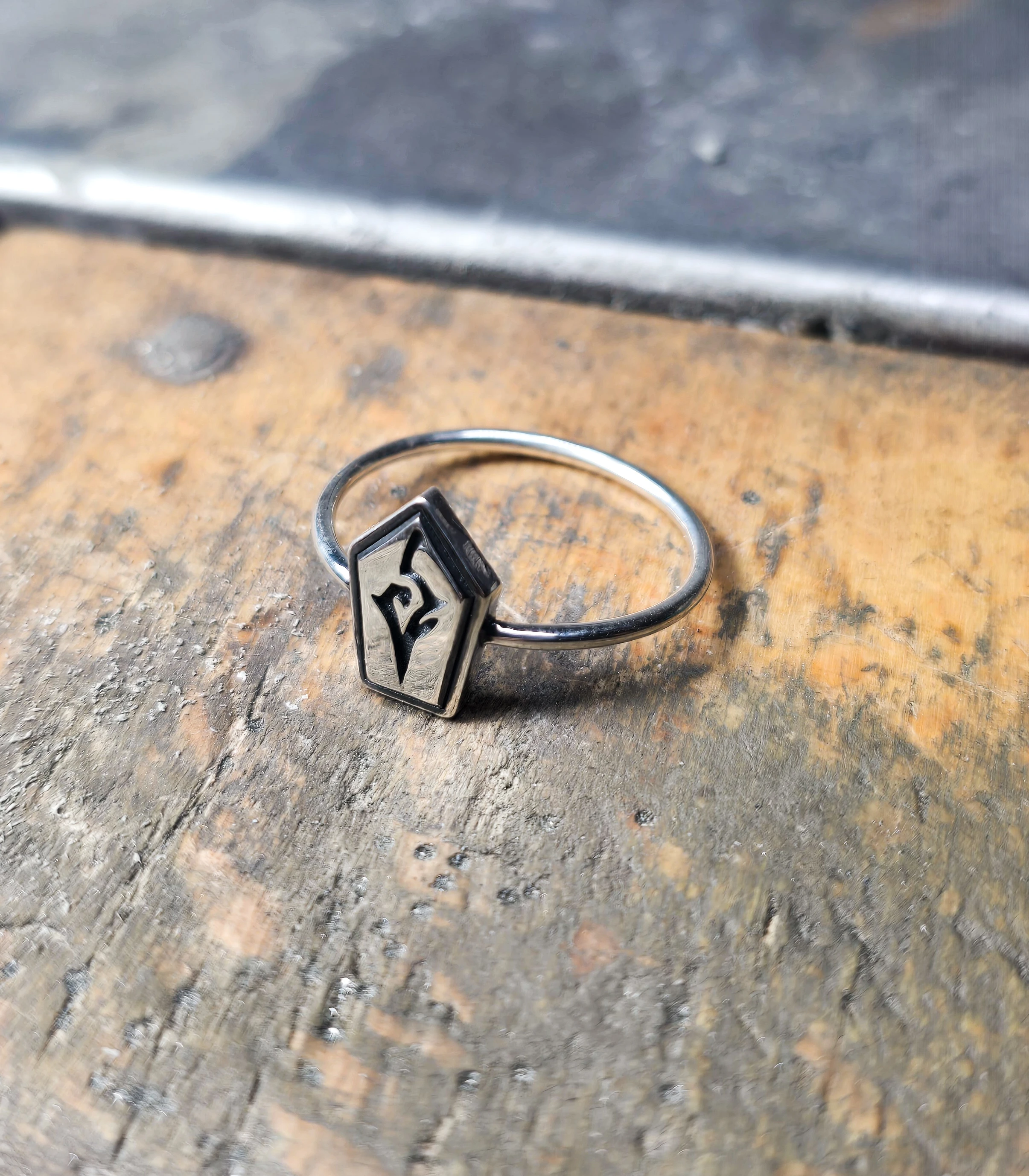 Hu Tao Ring Made by me - Available in my etsy- silver Genshin Impact ...