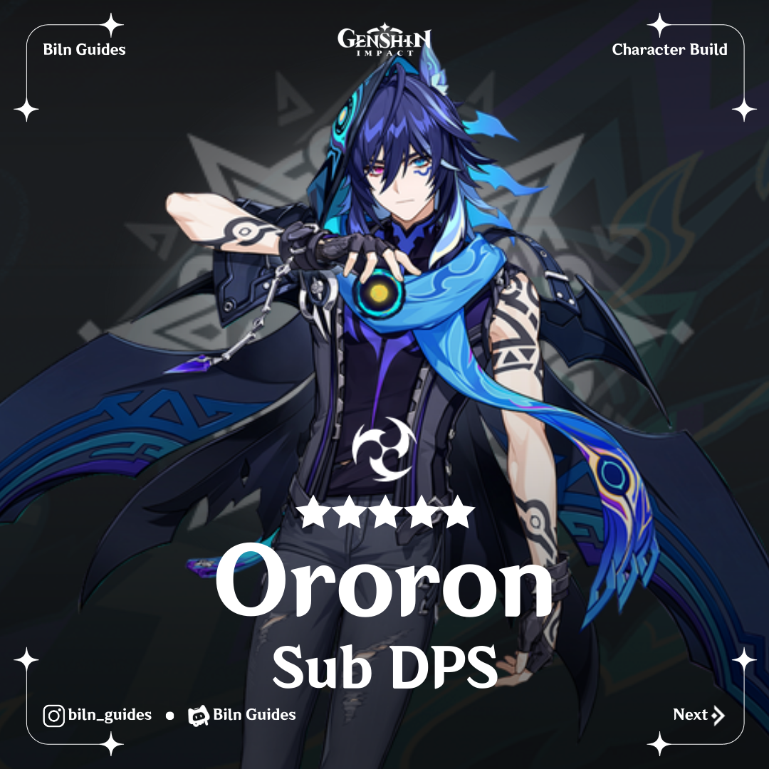 (5.2) Ororon Build Guide as Sub DPS Genshin Impact | HoYoLAB