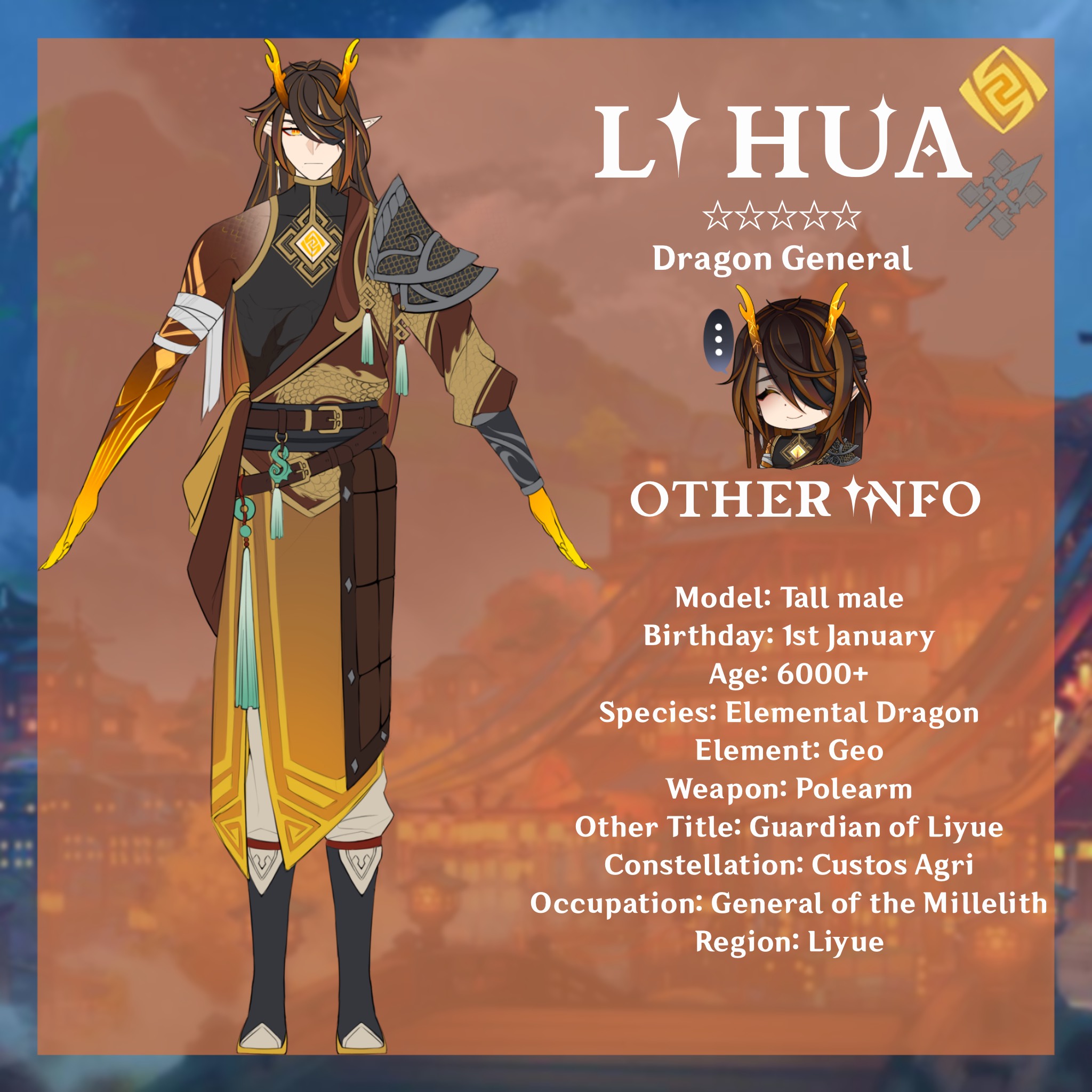 [Genshin Impact oc] Li Hua Update Genshin Impact | HoYoLAB
