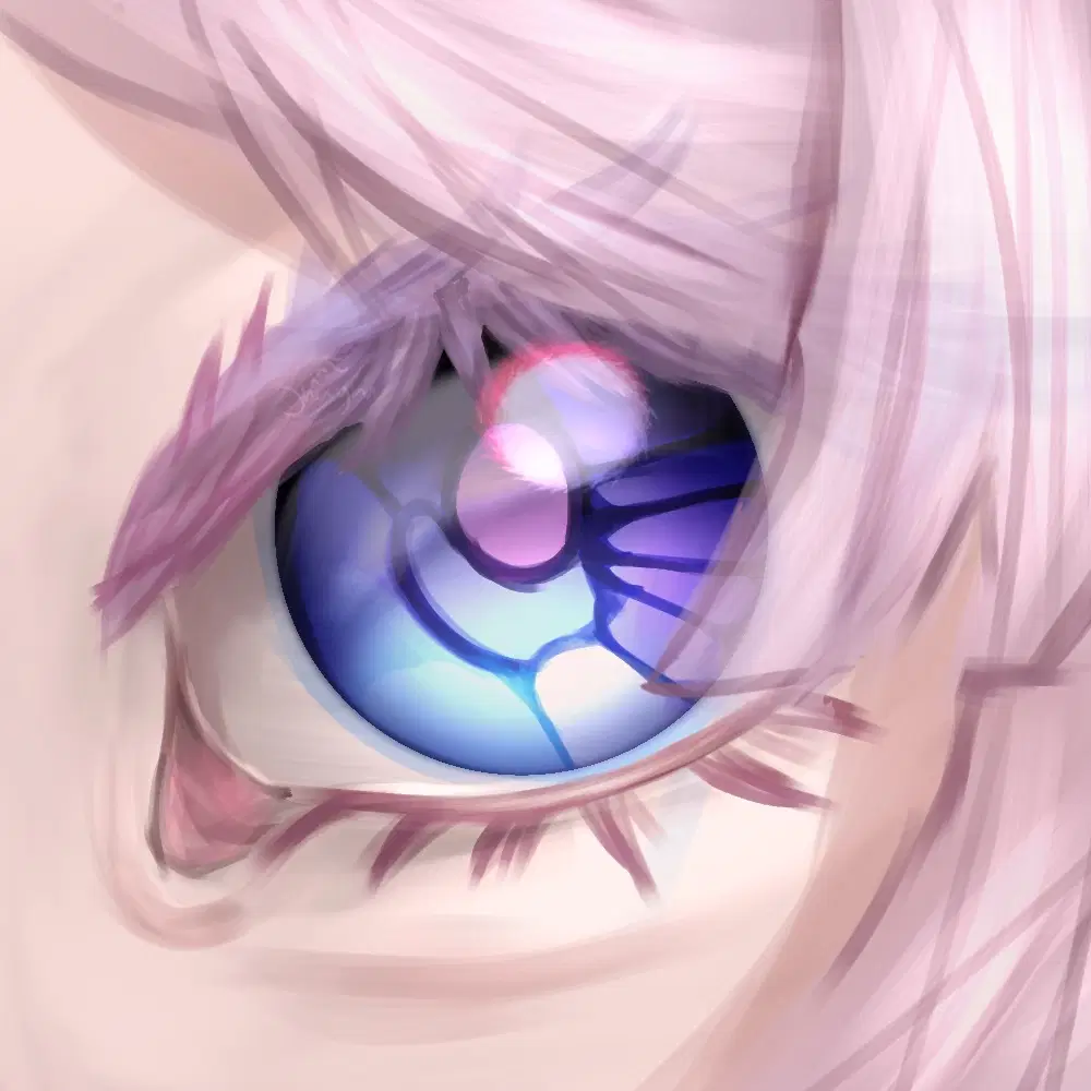 how to draw galaxy anime eye