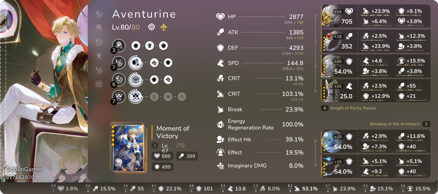 Enka finally loads on my phone again so I can share my Aven 💕 Honkai: Star Rail | HoYoLAB