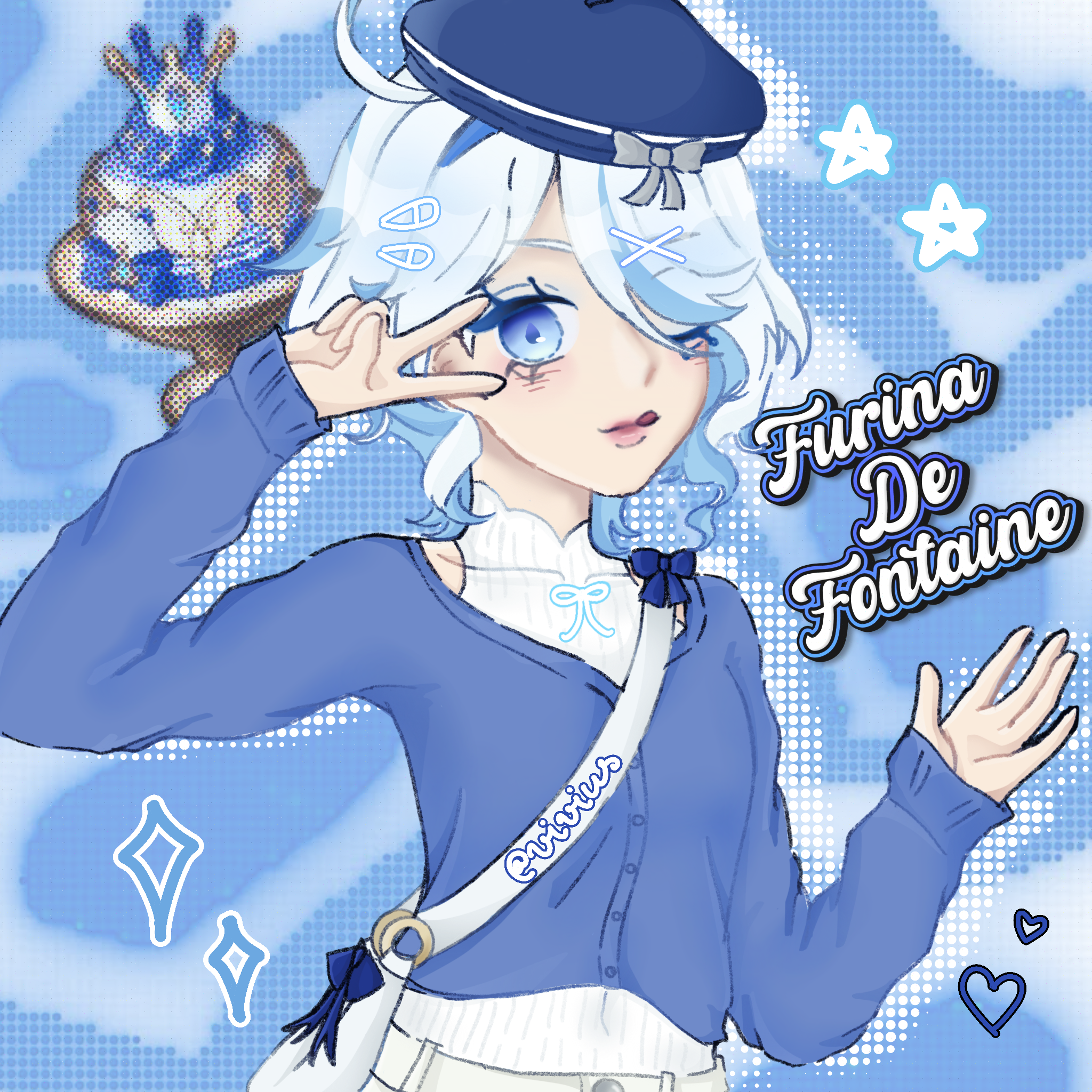 Modern furina (redraw) Genshin Impact | HoYoLAB