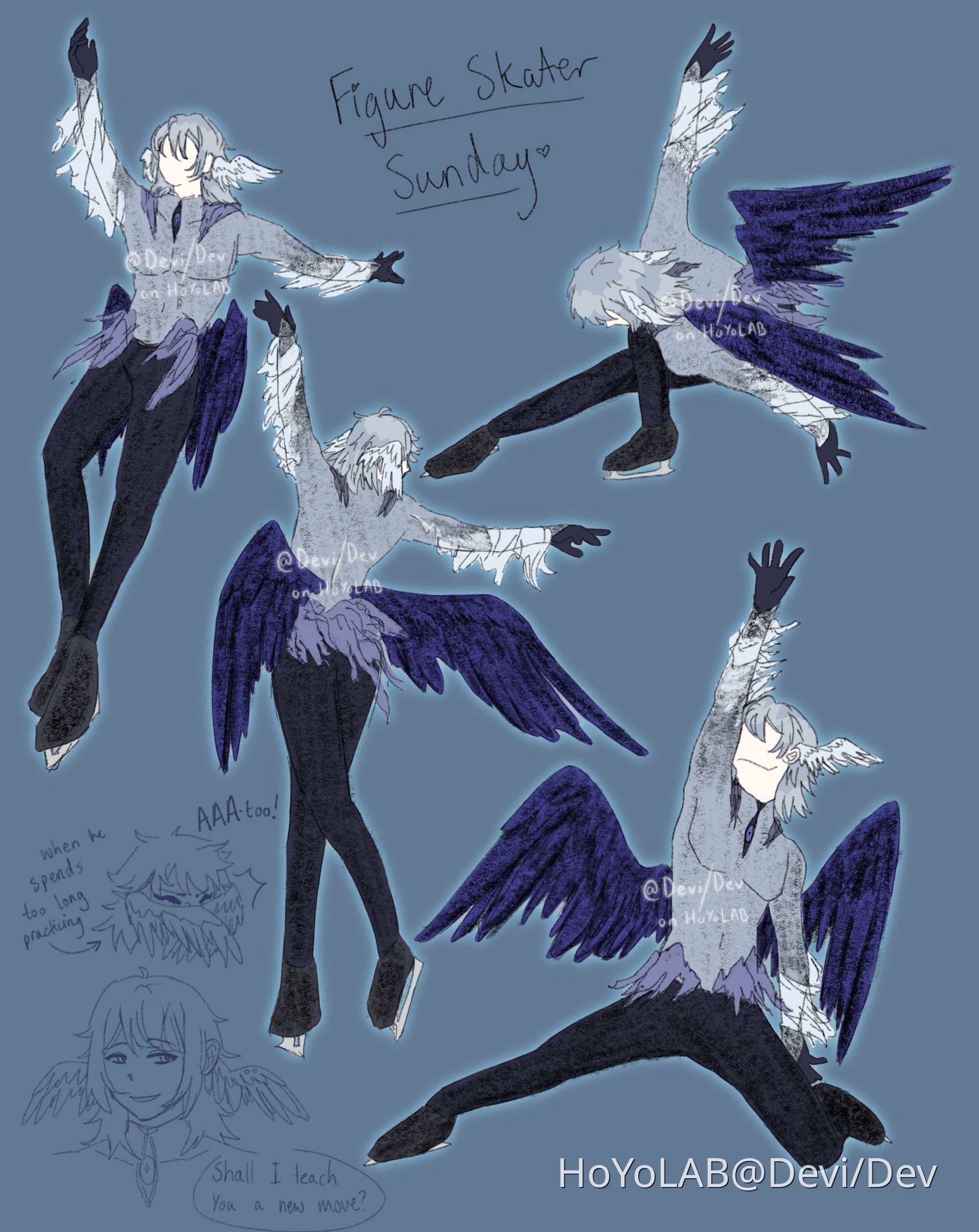 Figure skater Sunday design Honkai: Star Rail | HoYoLAB