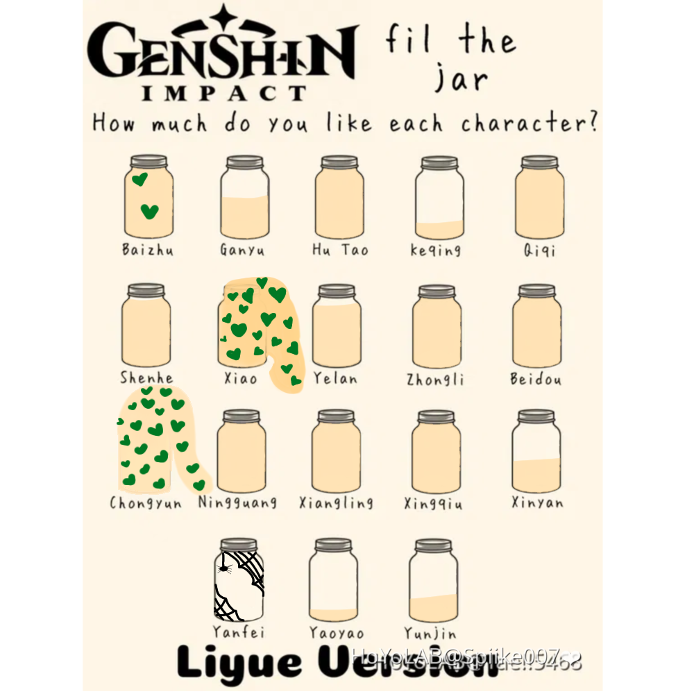 Part 2- Fill the Jar Trend!! Genshin Impact | HoYoLAB