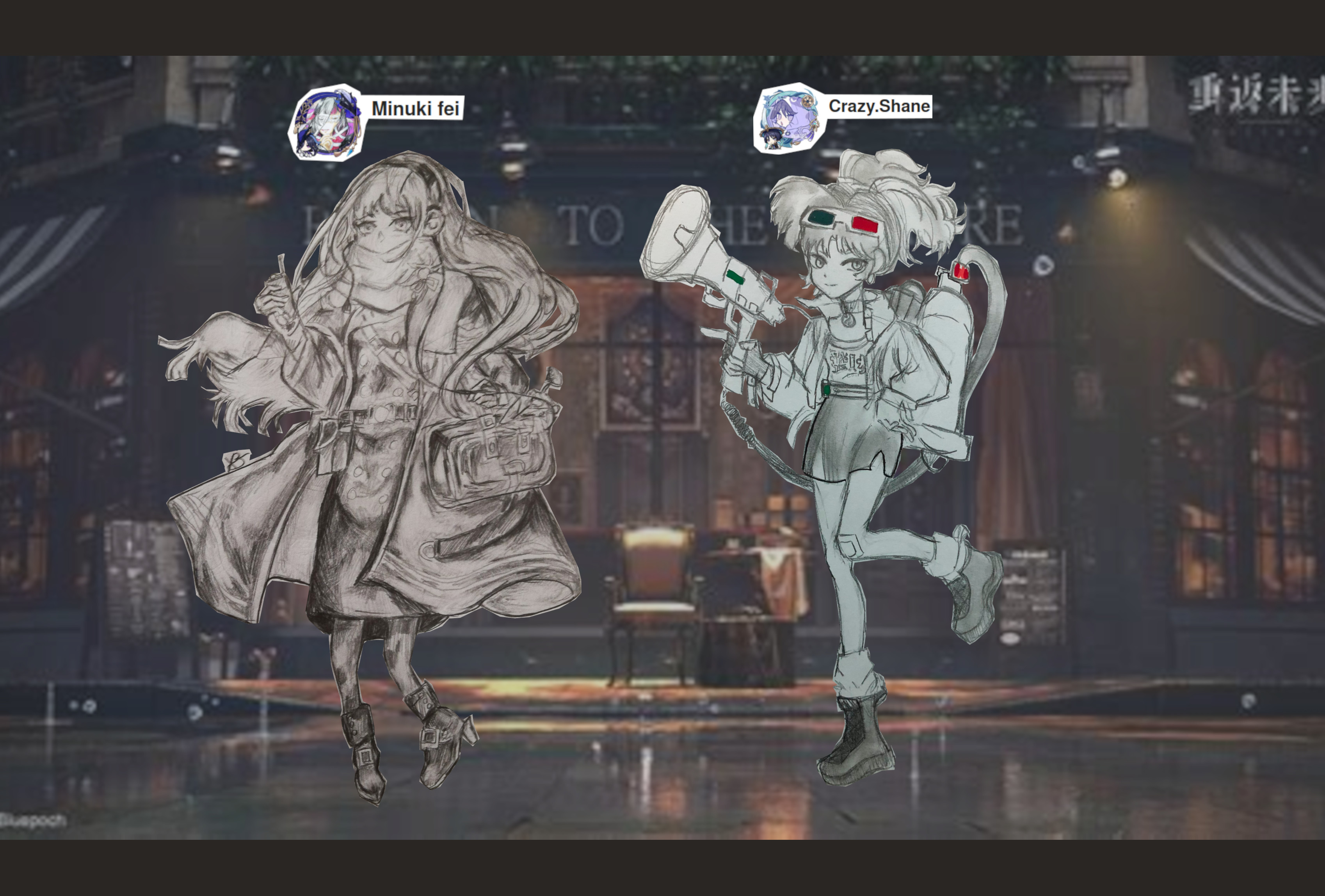 An-an Lee and Bkornblume from Reverse 1999 project with @Crazy.Shane (Part1/2) | HoYoLAB