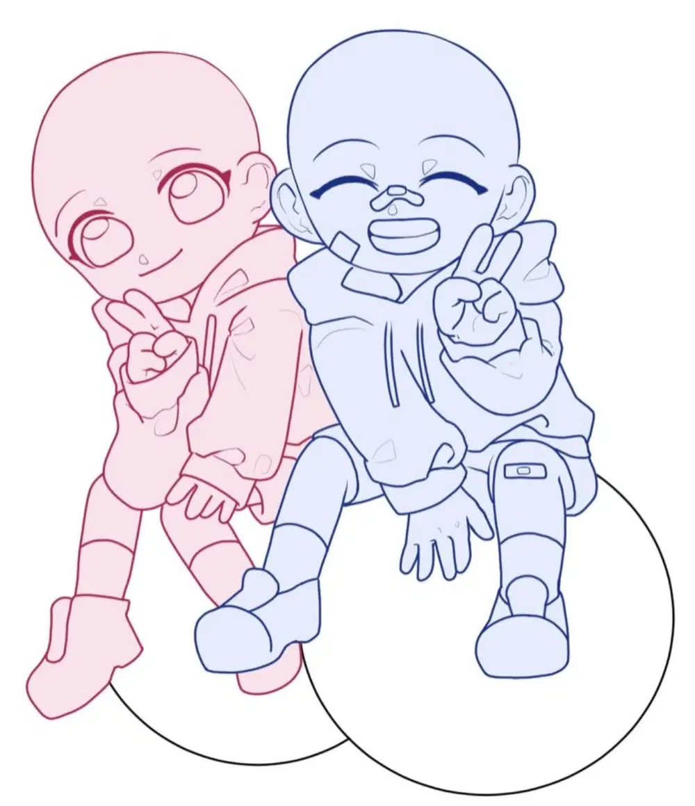 friendship two chibi base