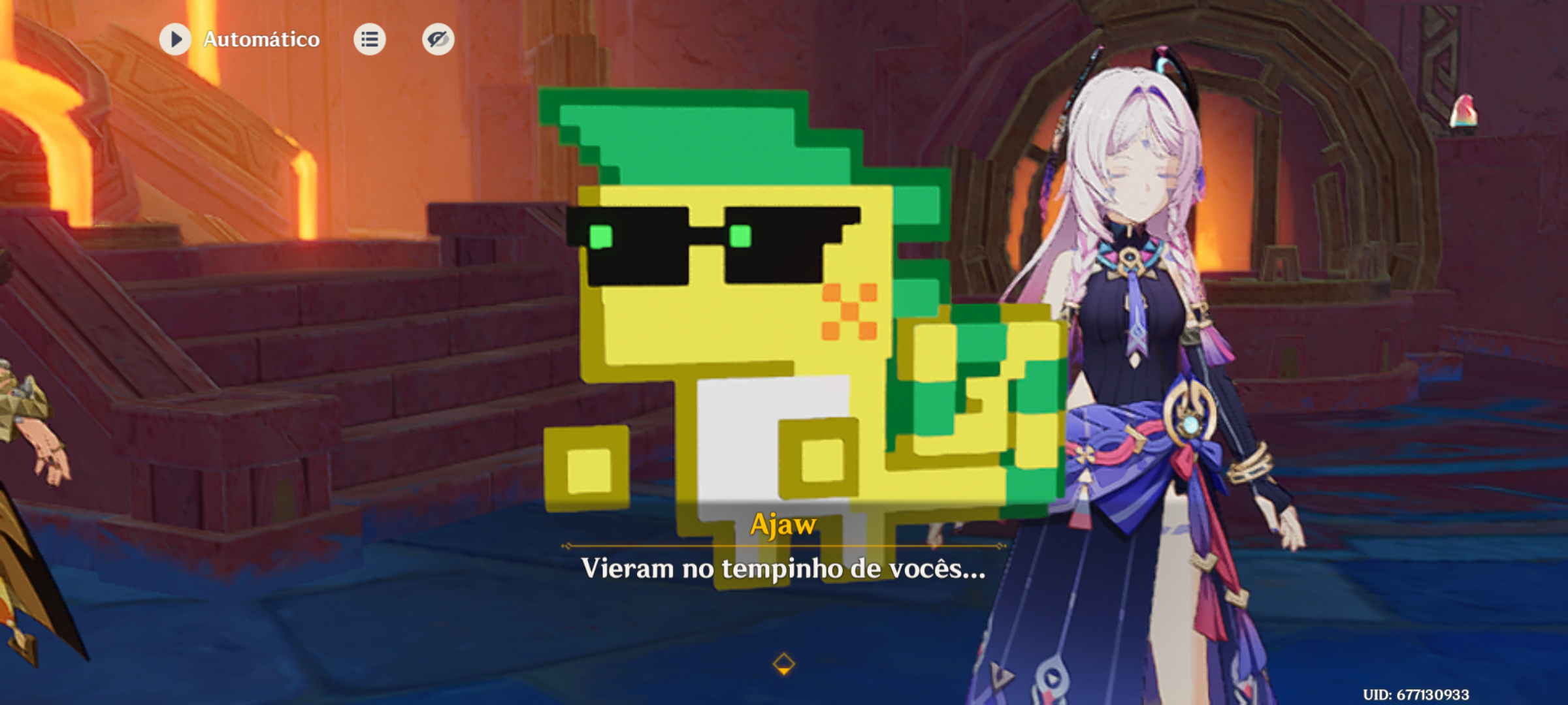 mais um momento bem educado de ajaw com o kinichi kakakak Genshin ...