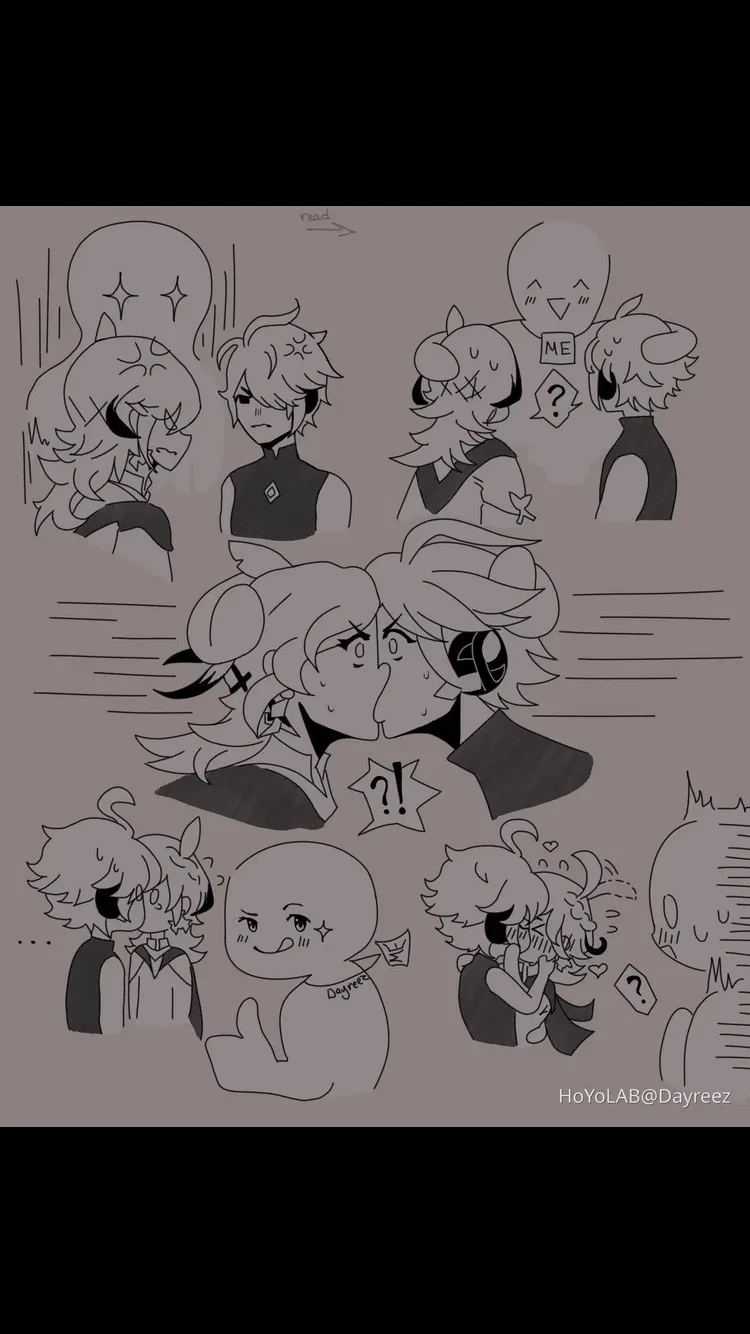 😇we need more of this ship… ALSO CINO *cyno idk how to spell🙃 Genshin ...