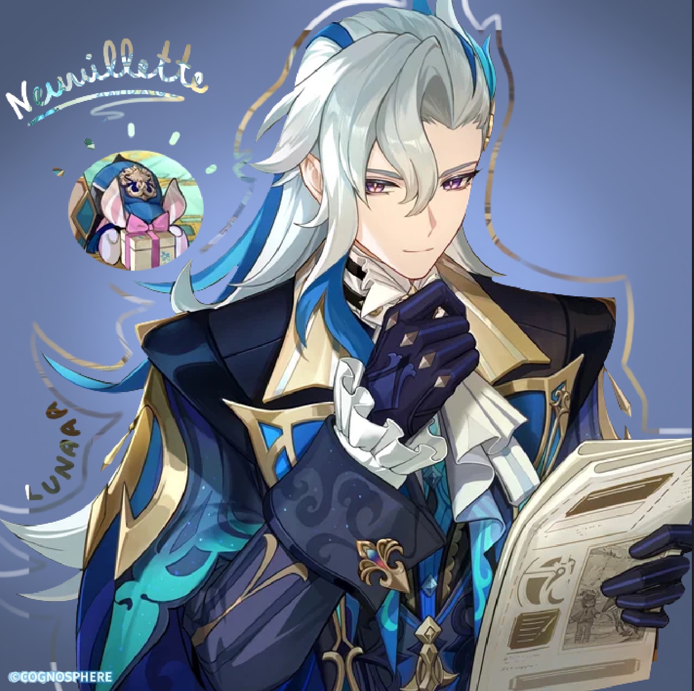 Neuvillette and the color Blue-Gray! Genshin Impact | HoYoLAB