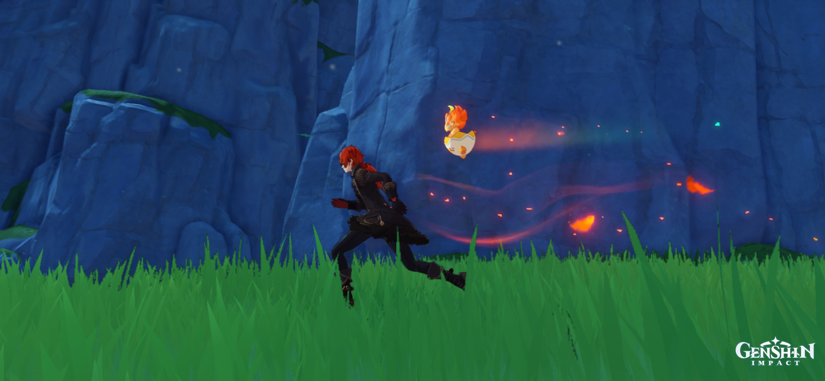 Finally got Diluc’s echo trail thing Genshin Impact | HoYoLAB