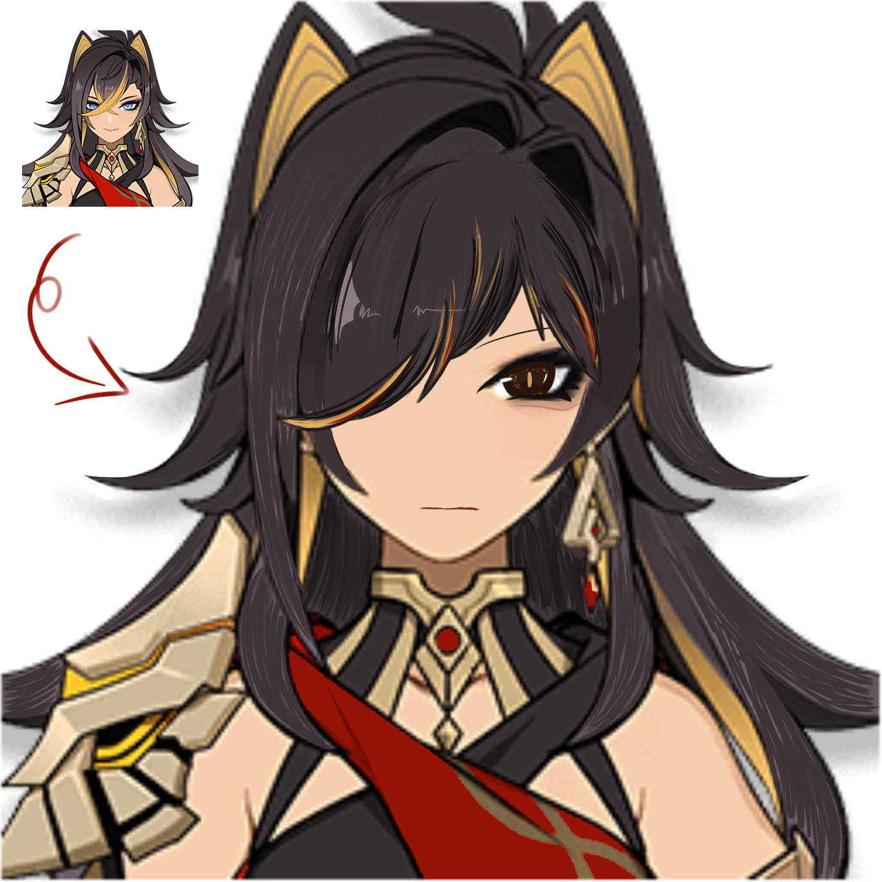 small Dehya redesign ! Genshin Impact | HoYoLAB